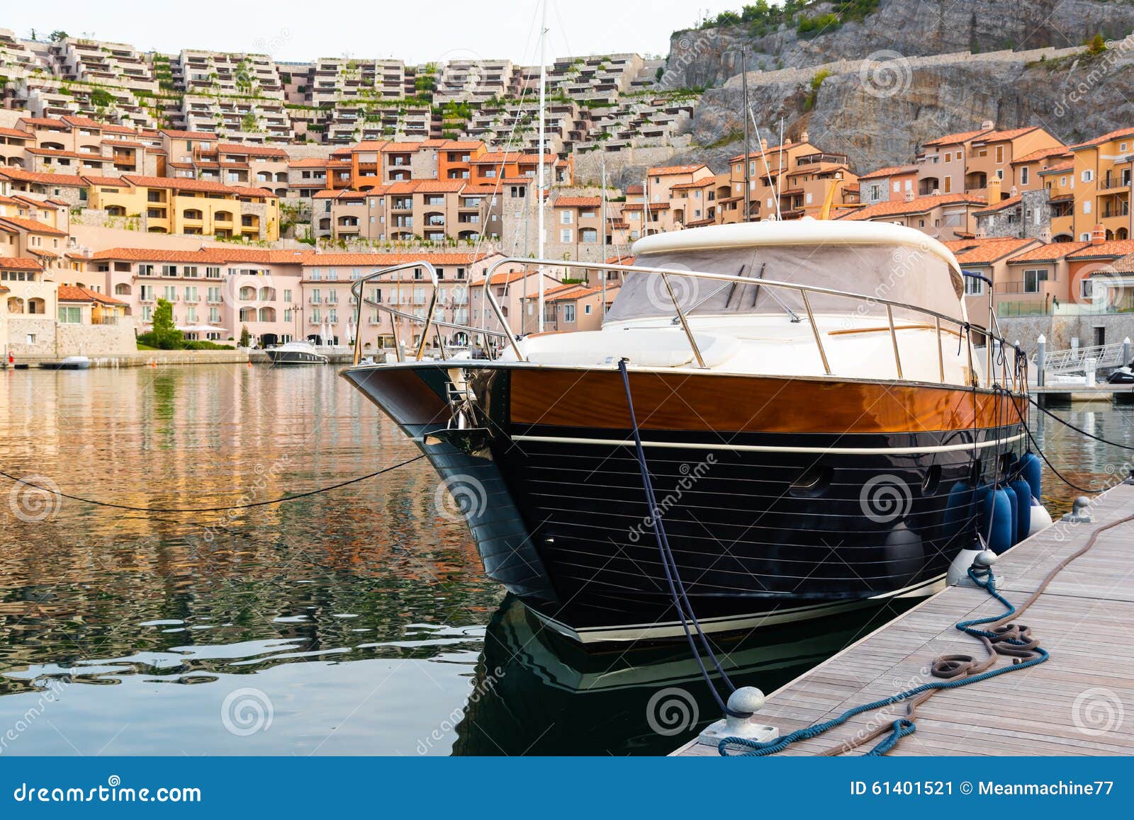 Small italian marina stock image. Image of house, harbour - 61401521