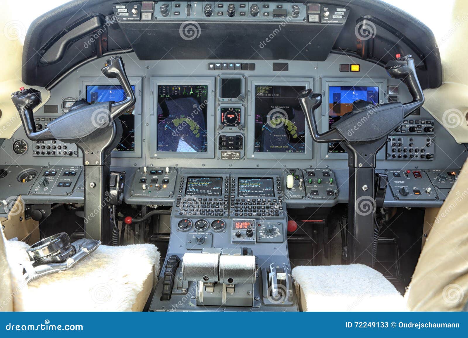 Small jet instrument panel stock image. Image of instrument - 72249133