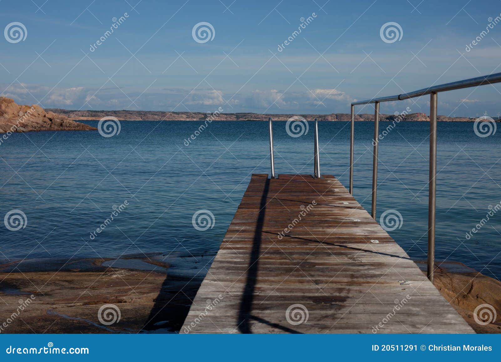 Small jetty stock image. Image of ocean, coast, blue - 20511291
