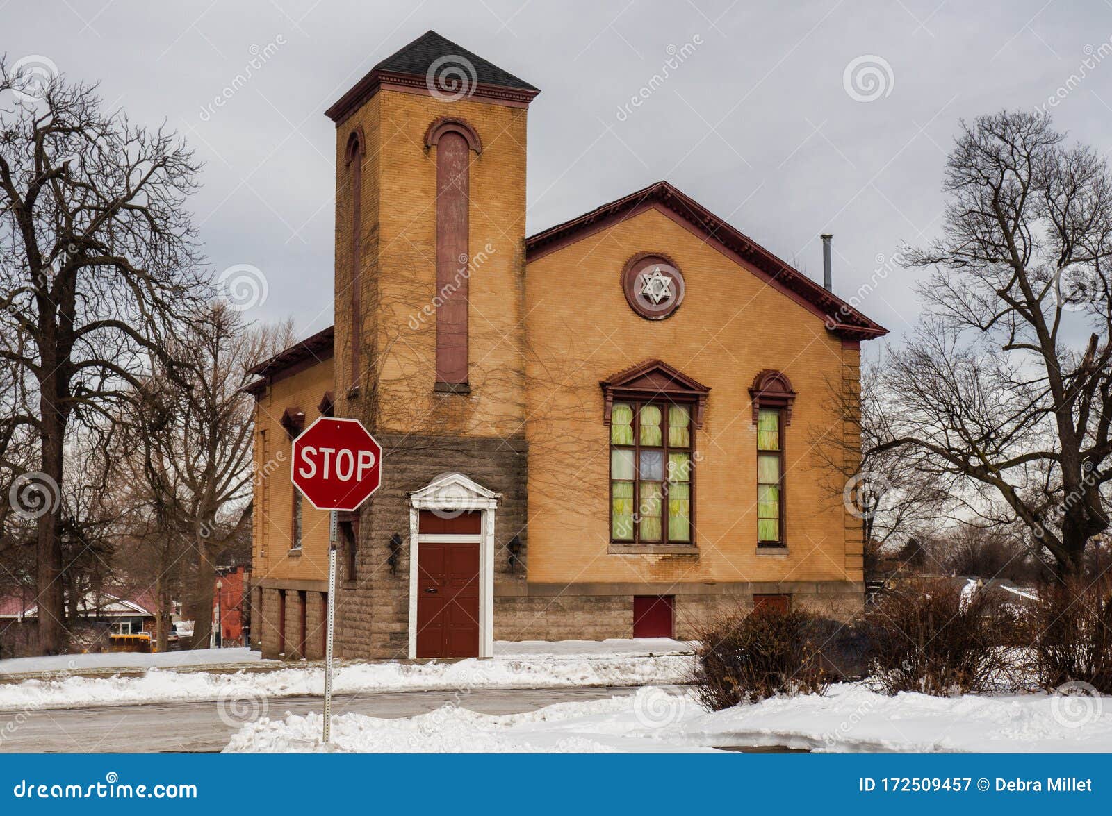 Small Jewish Synagogue stock image. Image of ancient - 172509457