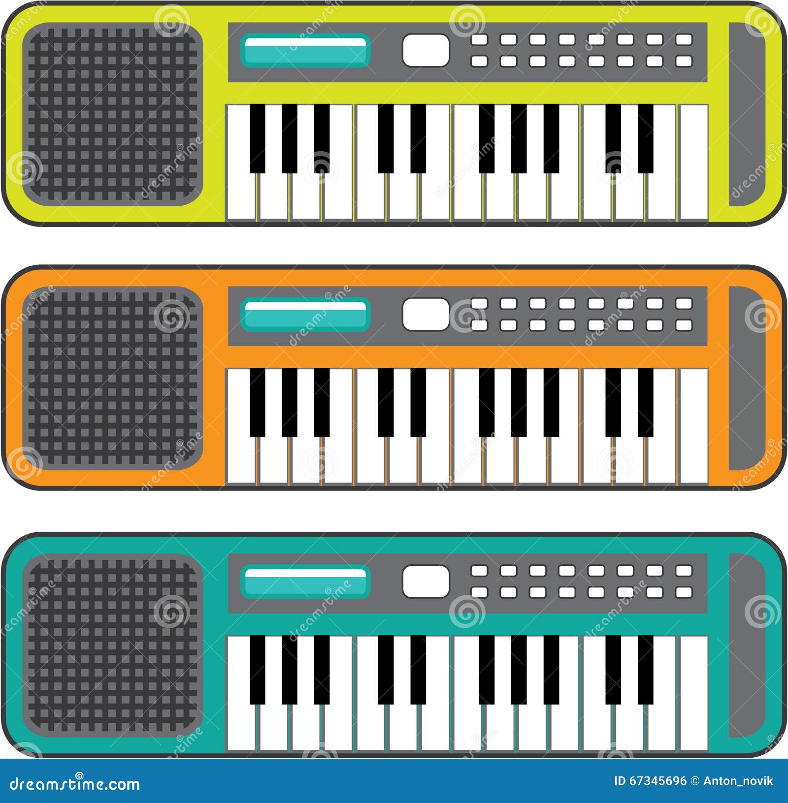 Small Keyboard vector stock vector. Illustration of control - 67345696