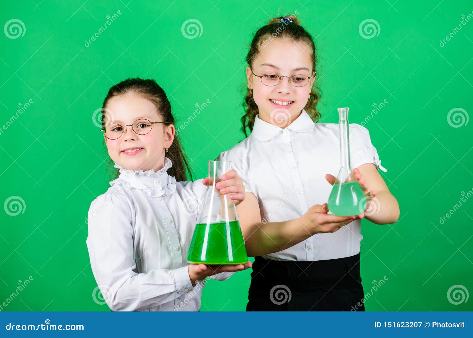 Small Kid Study. Chemistry Lesson. Having Fun with Chemistry. Educative ...