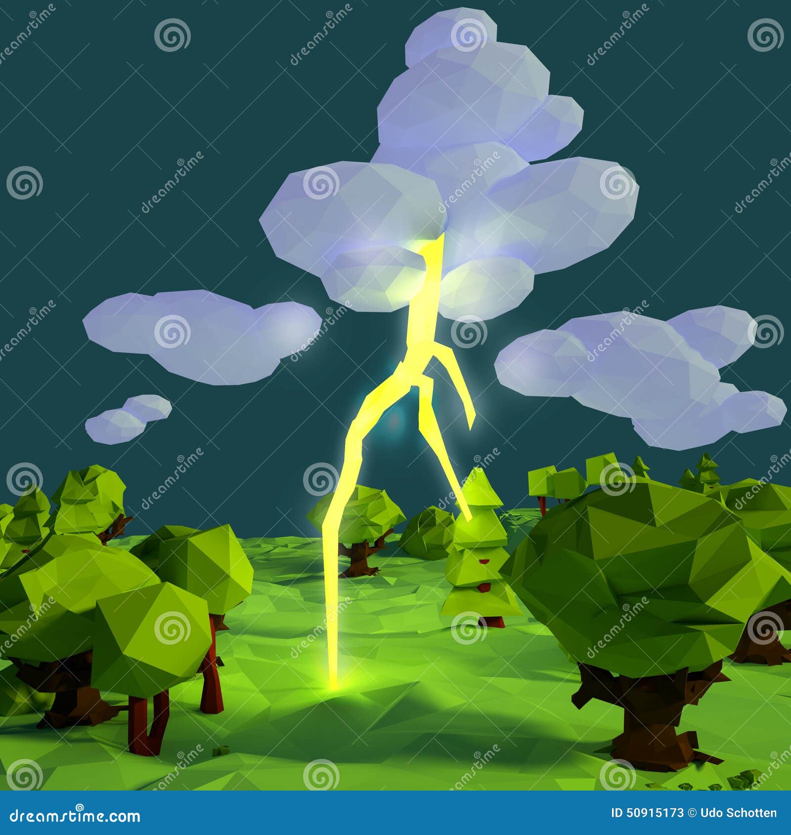 Flash Of Lightning Vector Illustration | CartoonDealer.com #15138292