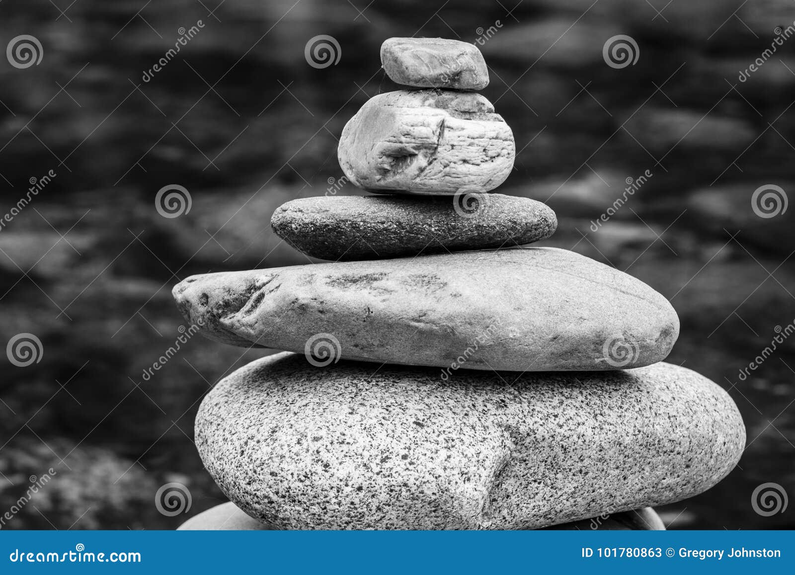 Small and Large Rocks Balanced Together. Stock Image - Image of nature ...