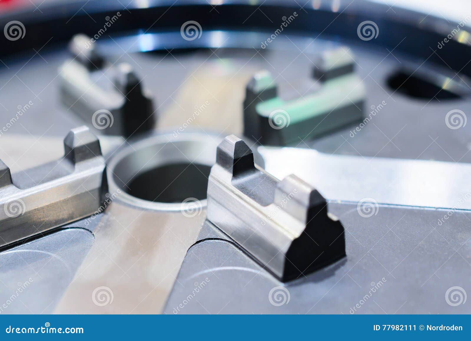 Small Lathe Chuck for Lightweight Components. Stock Image - Image of ...
