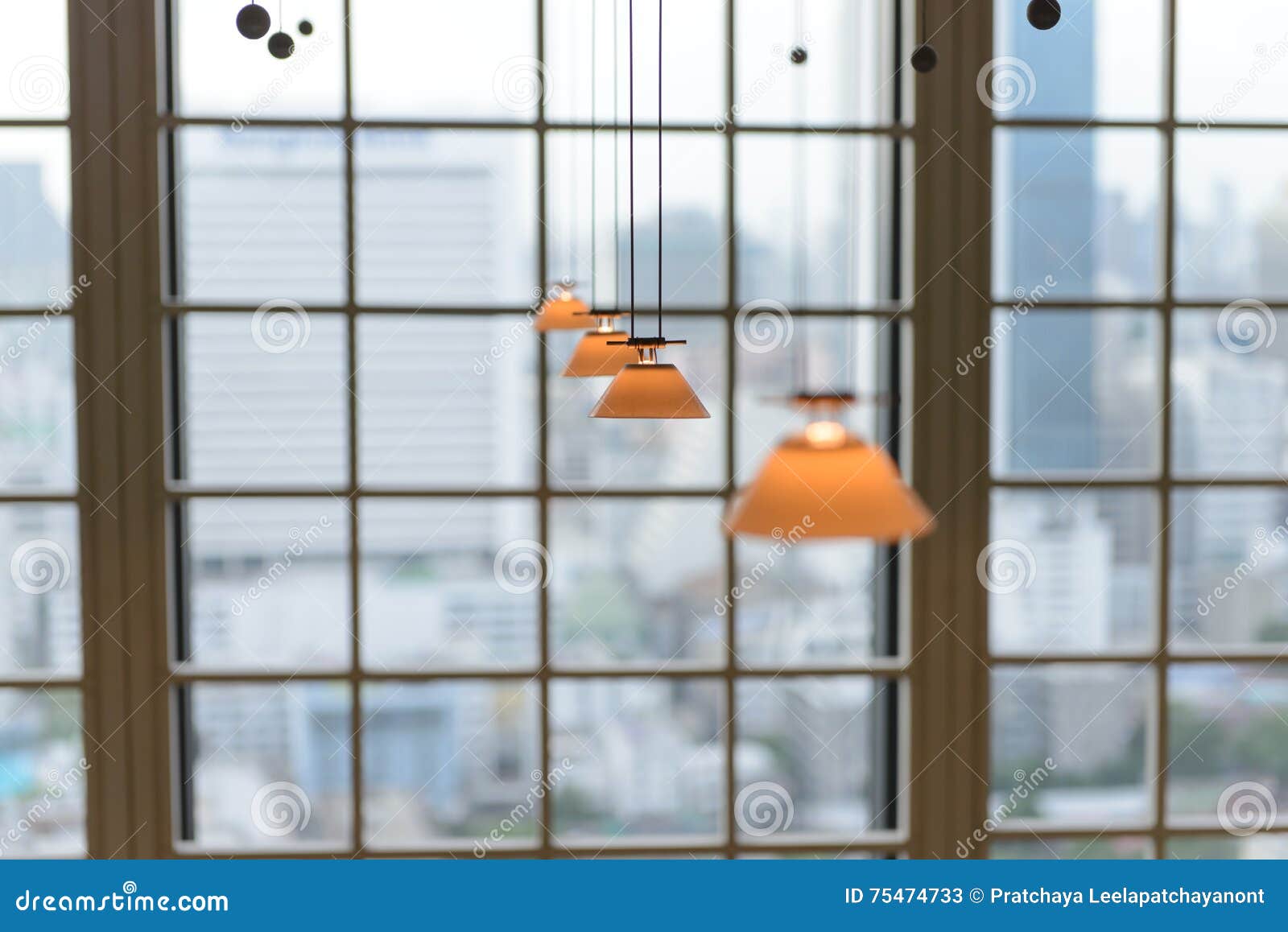Small LED Lamps SUN Lights Hang Stock Image - Image of ceiling, saving ...