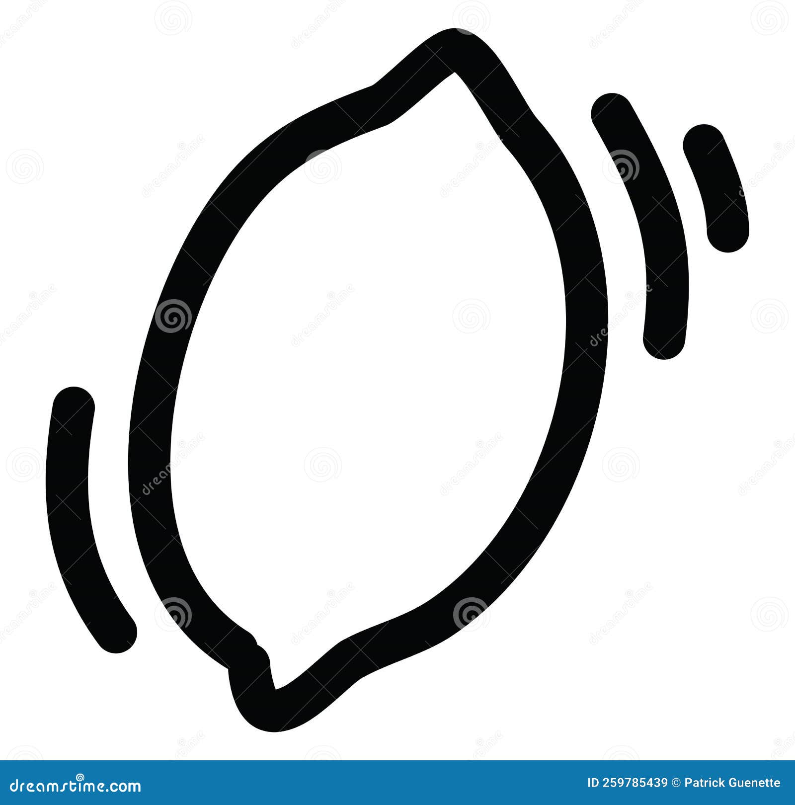 Small lemon, icon stock vector. Illustration of green - 259785439