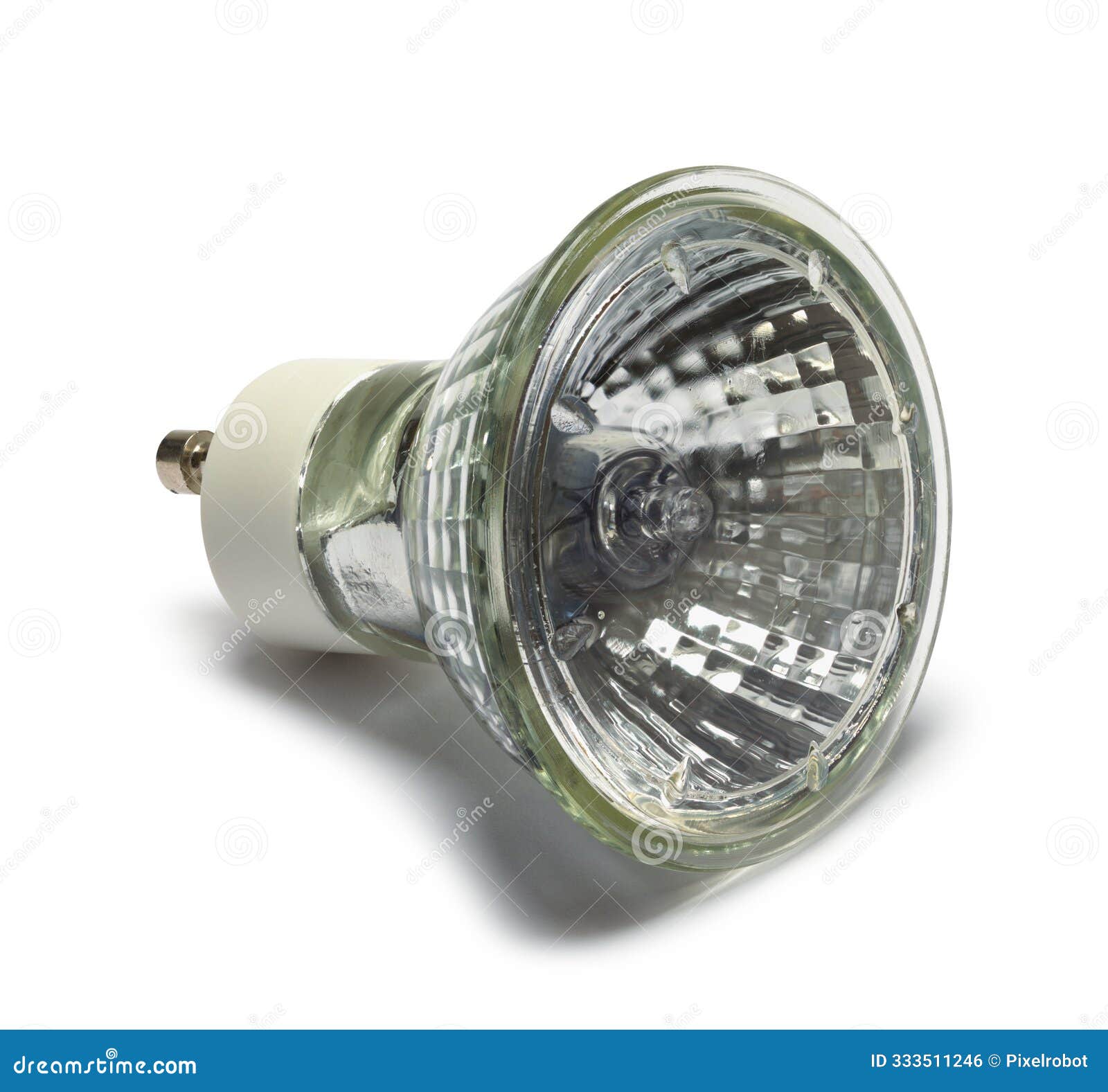 Small Light Bulb On Gray Background Stock Photography | CartoonDealer ...