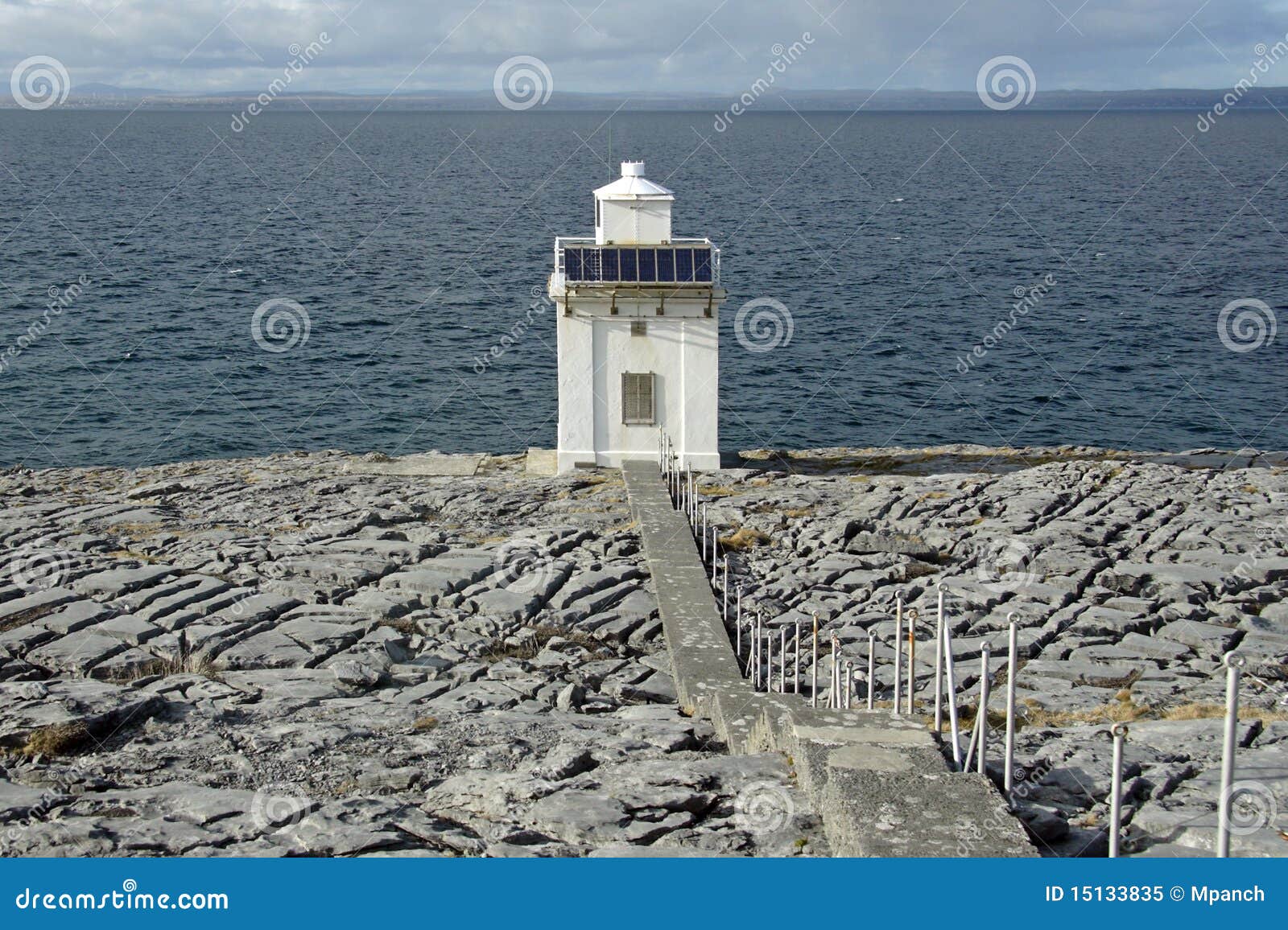 Small lighthouse stock image. Image of coastline, ireland - 15133835