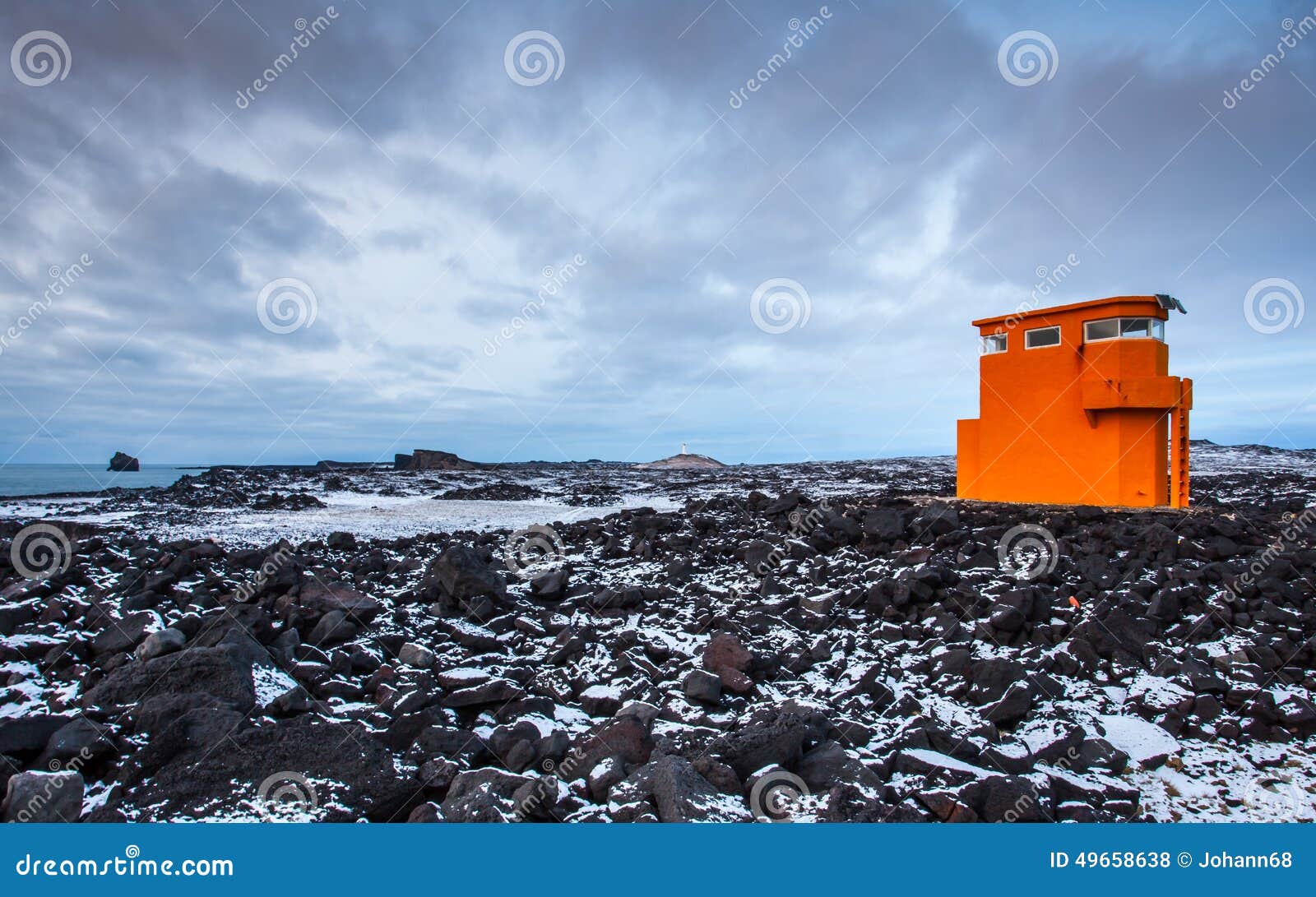 Small Lighthouse stock photo. Image of blue, harbour - 49658638