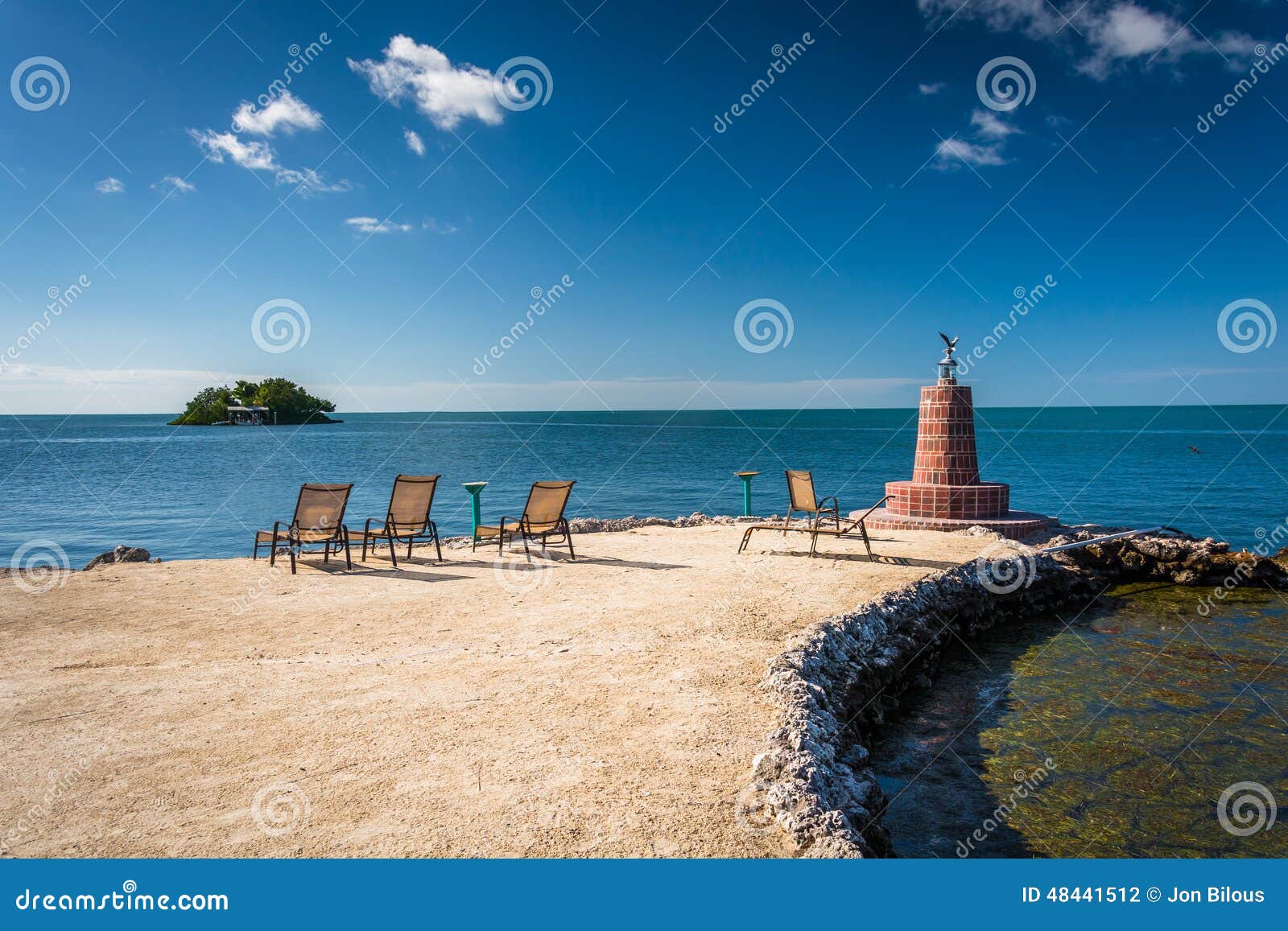 Small Lighthouse On Mallorca Torre Porto Petro, Water Activities Stock ...