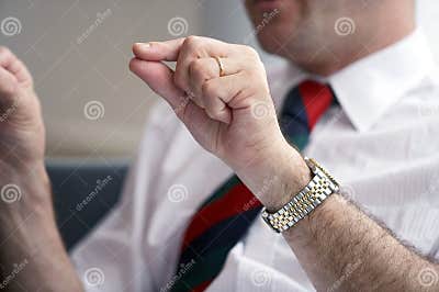 It is small like this stock image. Image of businessman - 778517