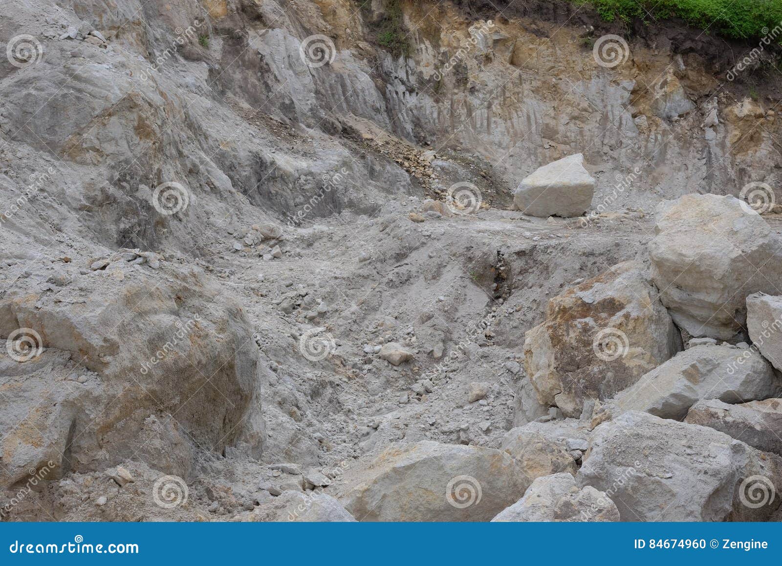 Small limestone quarry stock photo. Image of white, small - 84674960
