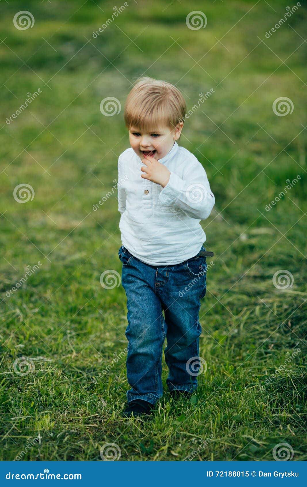 Small Little Boy Walking and Play Stock Image - Image of bonding ...
