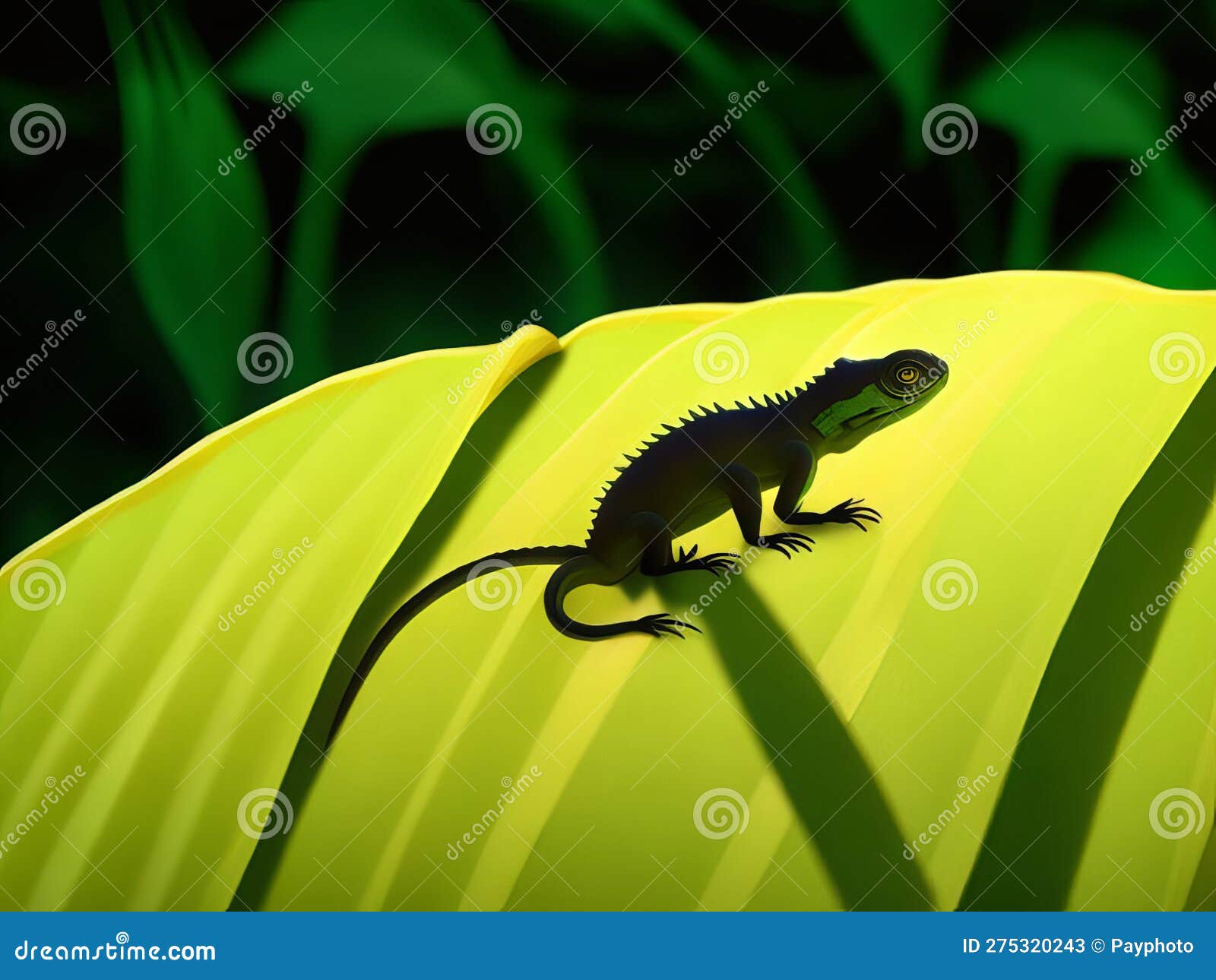 Small Lizard Animal Character Illustration Cartoon Coloring ...