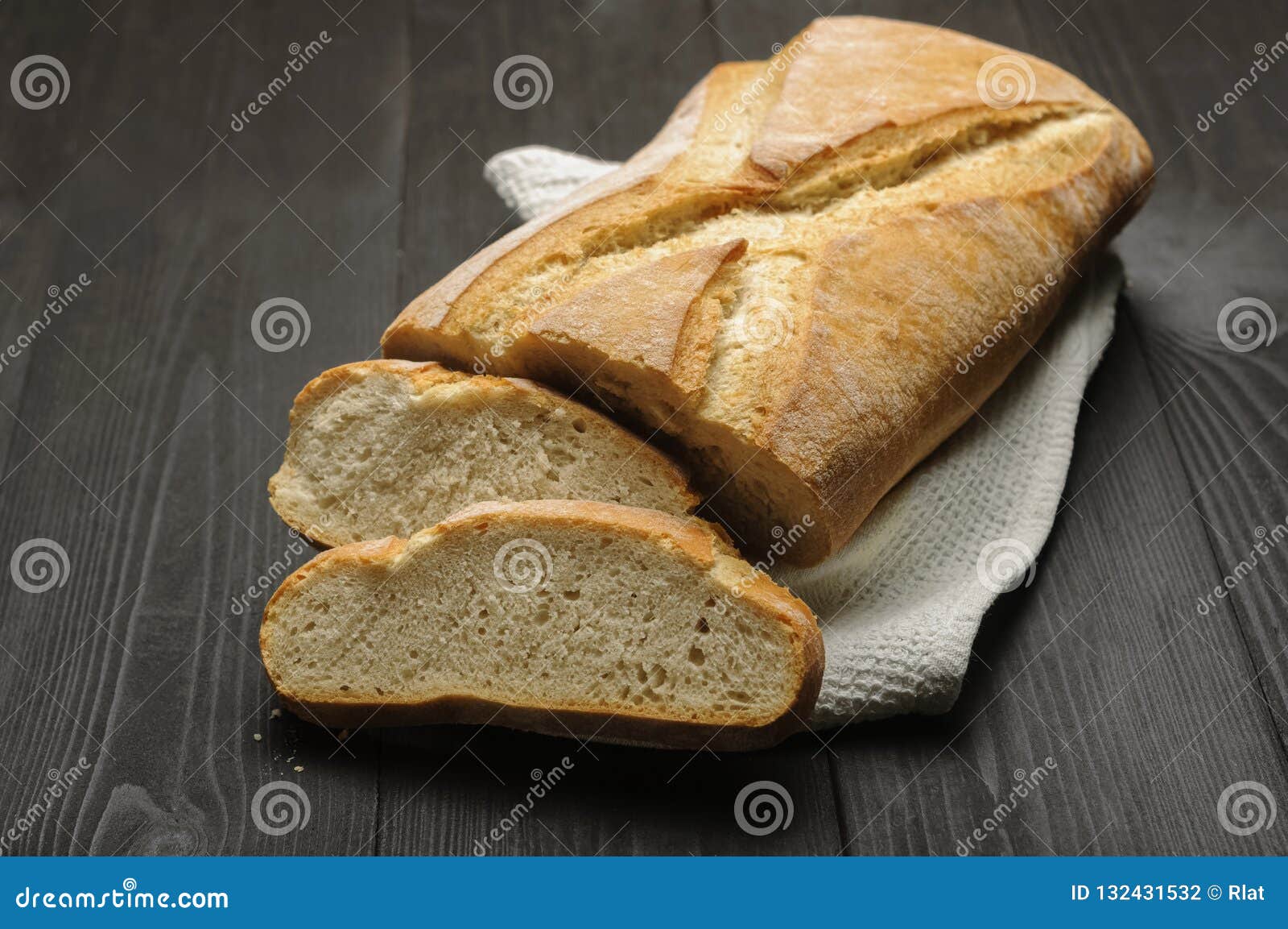 A small loaf of bread stock photo. Image of fresh, brown - 132431532