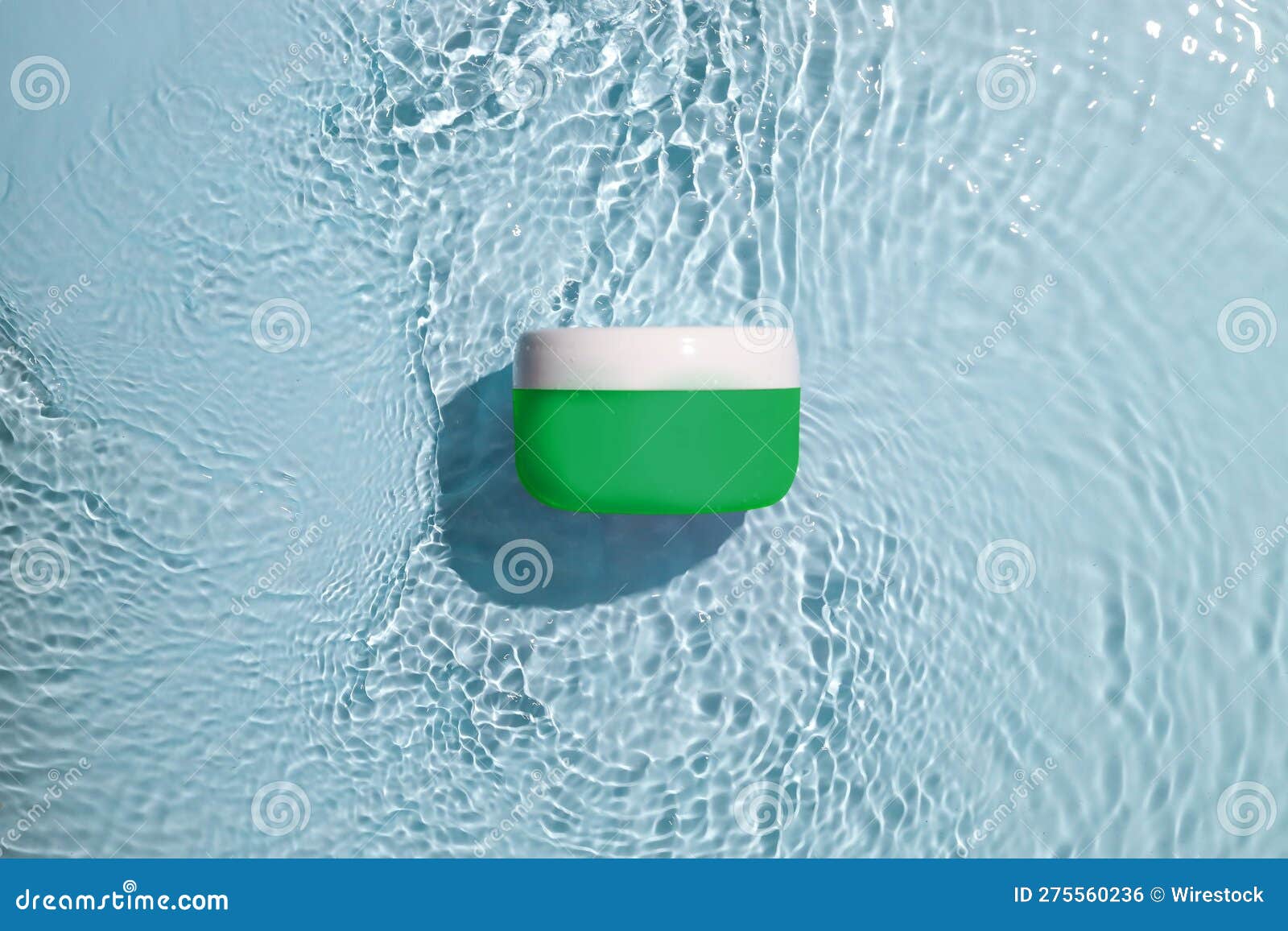 A Small Lotion Container on a Pastel Background Stock Photo - Image of ...