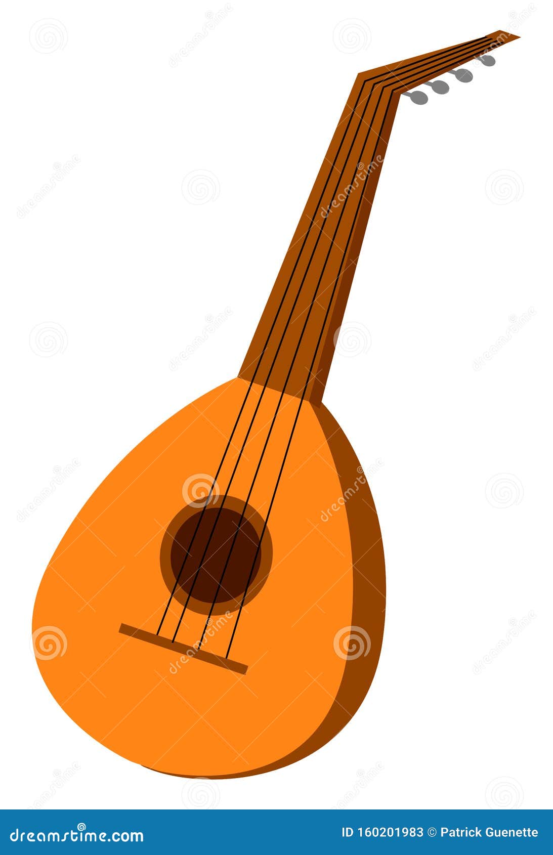 Small Mic Mandolin Piano Violin One Single Line Drawing Percussion ...