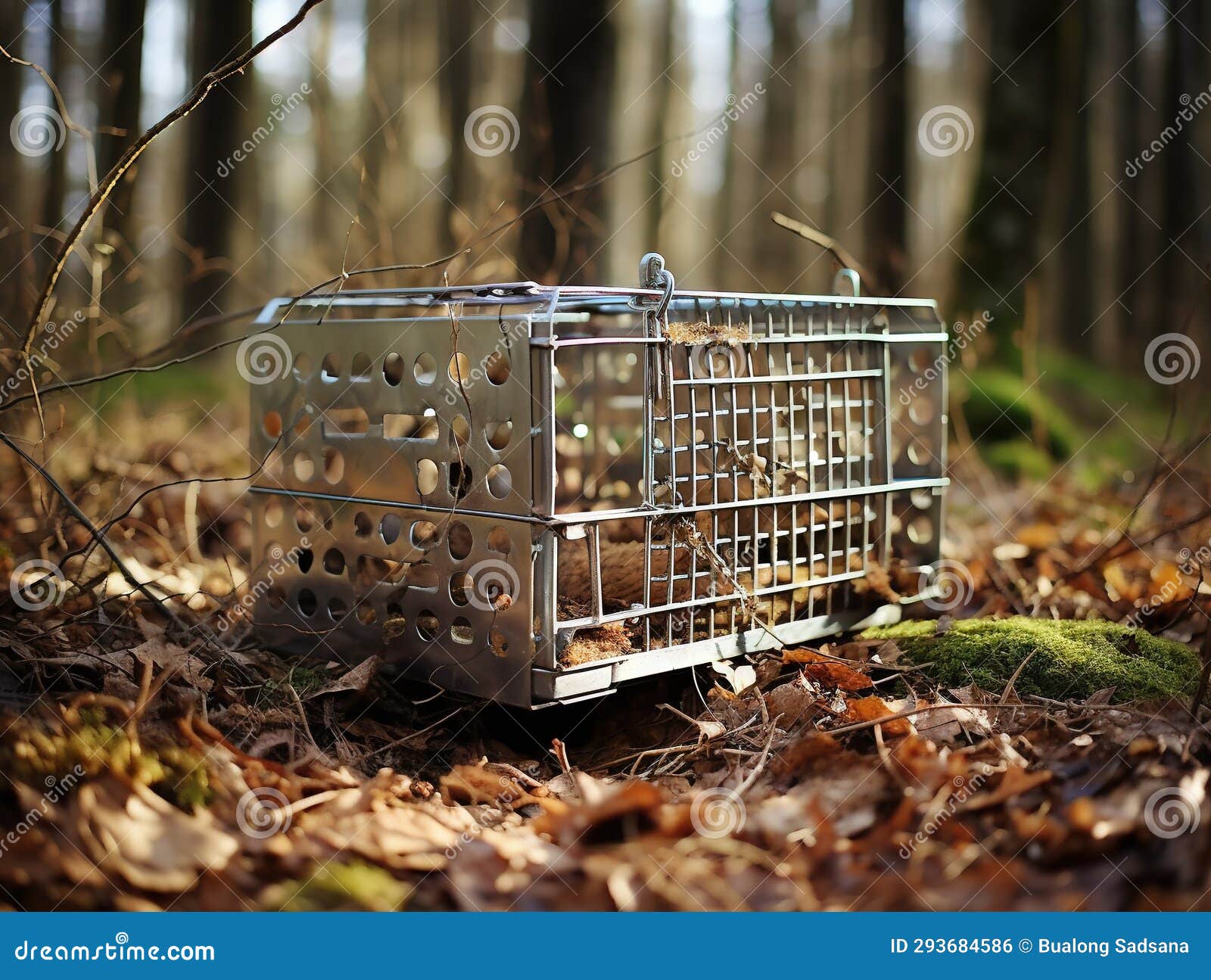 Ai Generated Illustration Wildlife Concept of Small Mammal Trap Stock ...