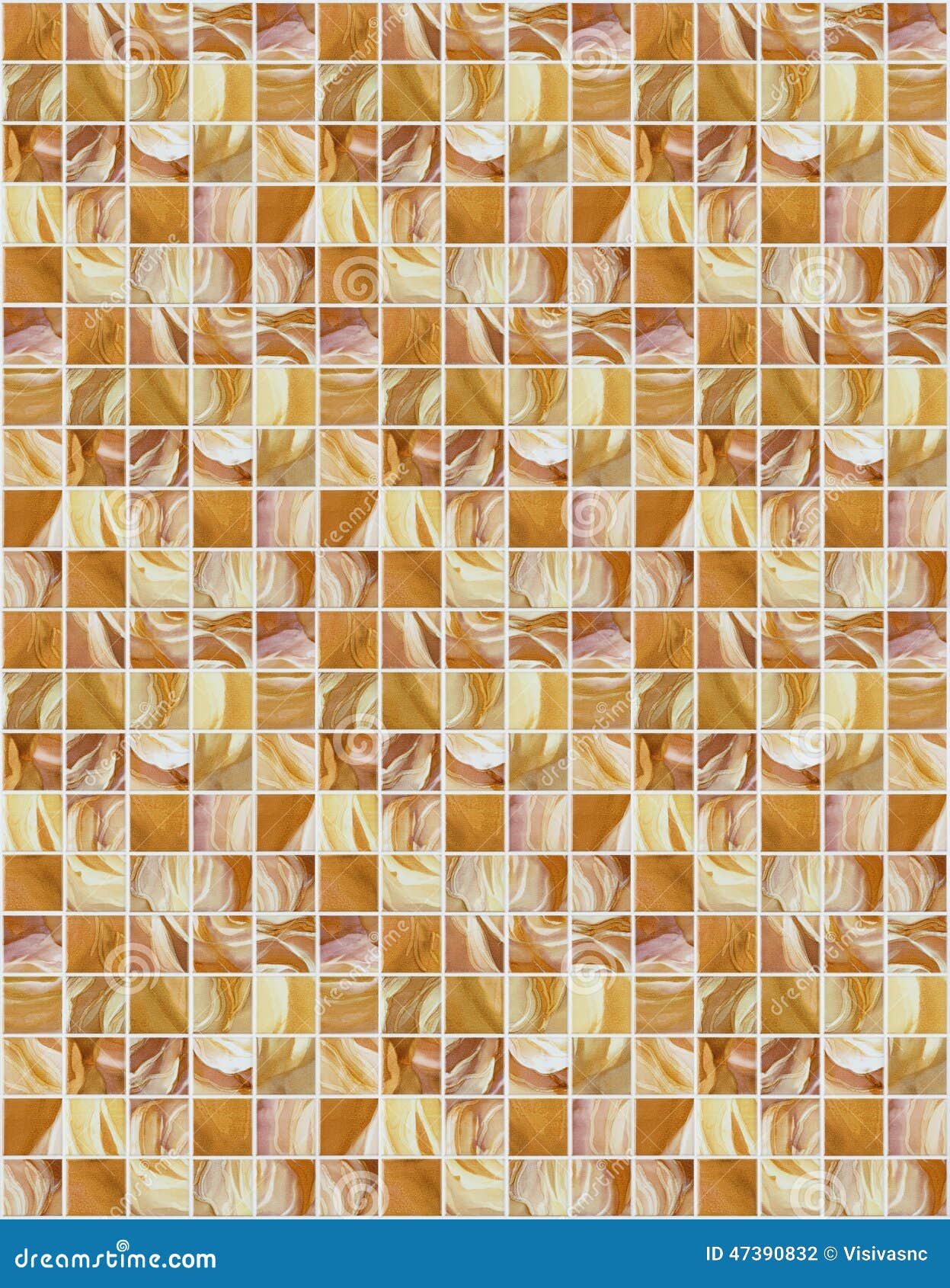 Small Marble Square Tiles with Color Effects Stock Photo - Image of ...