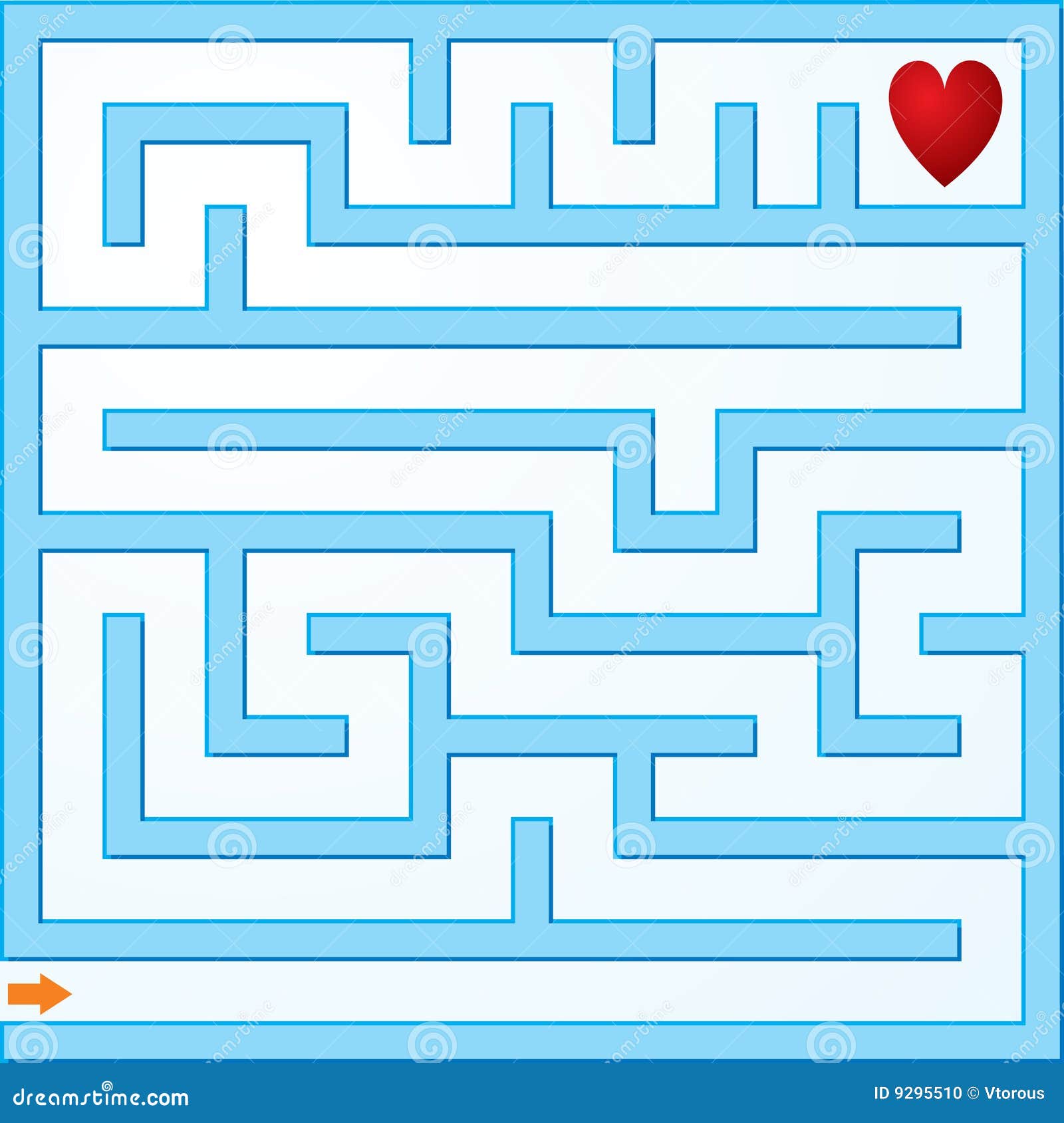 Small maze stock illustration. Illustration of difficult - 9295510