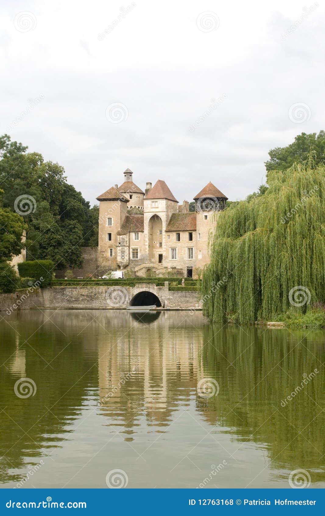 Small Medieval Castle in France Stock Photo - Image of balcony, palace ...