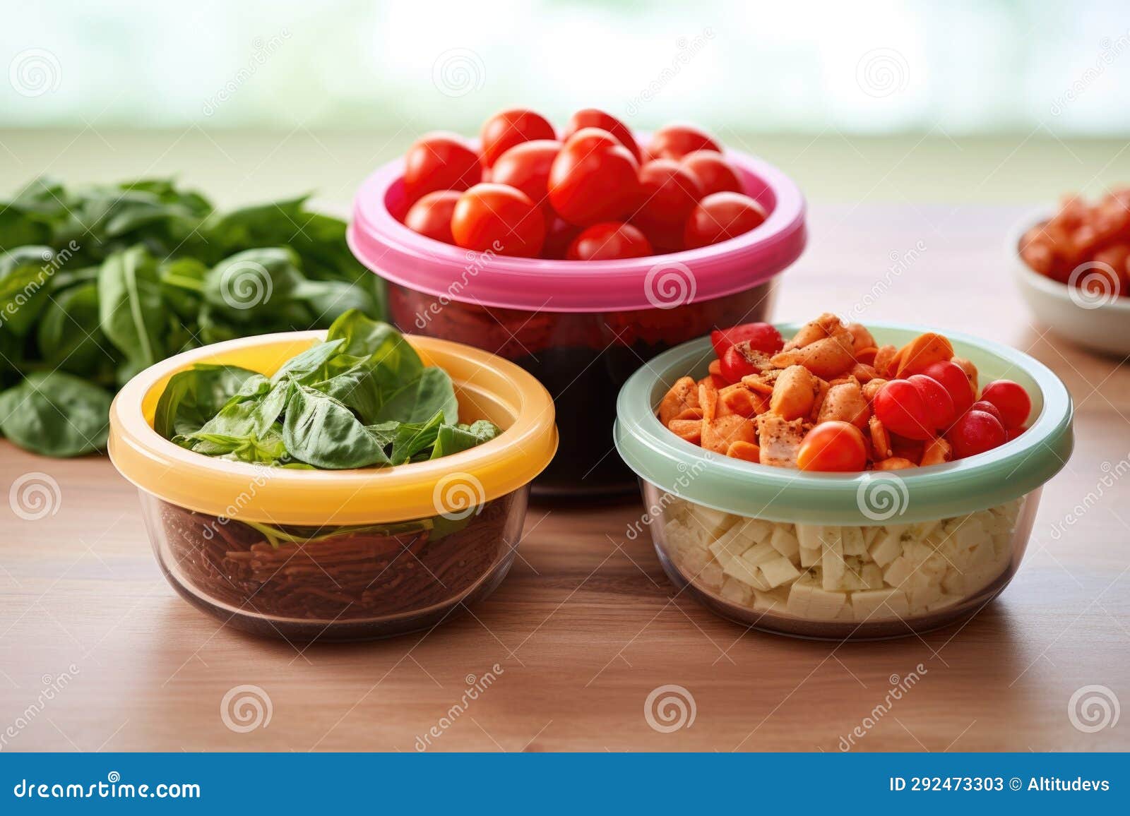 Small, Medium, Large Bowls for Portion Control Stock Illustration ...