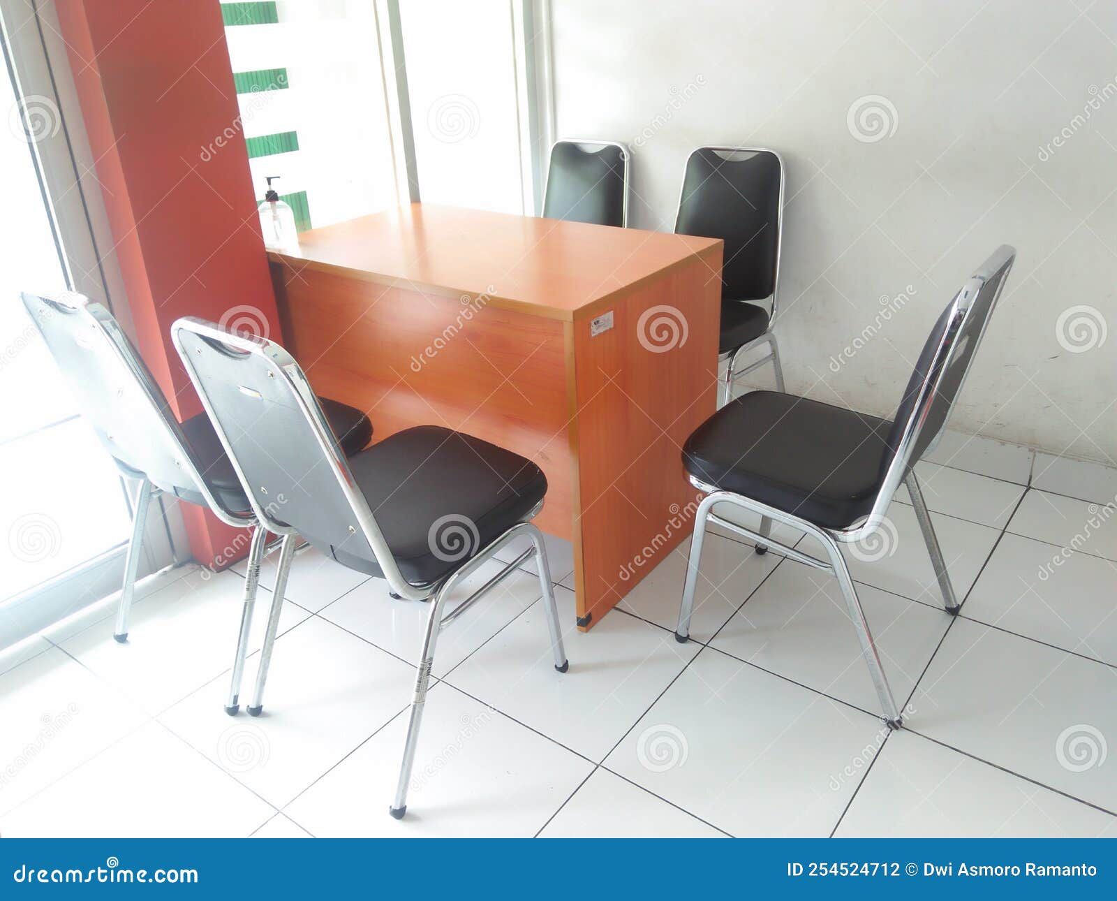 Small Meeting Table in a Workspace Stock Photo - Image of small ...