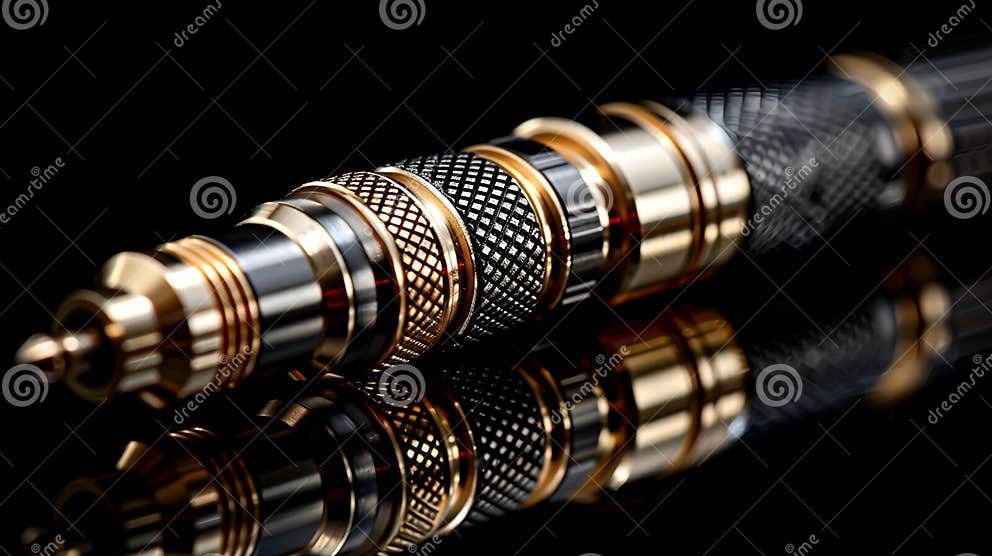 Small Metal Plug for Electronics and Hardware Connections Stock ...