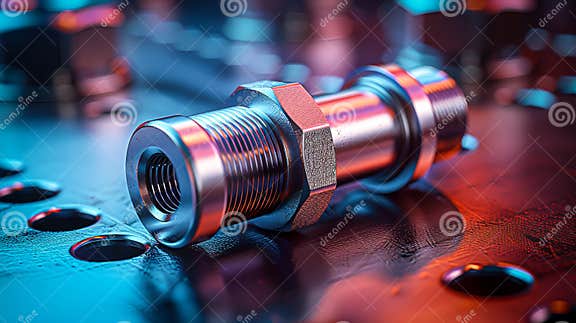 Small Metal Plug for Electronics and Hardware Connections Stock ...