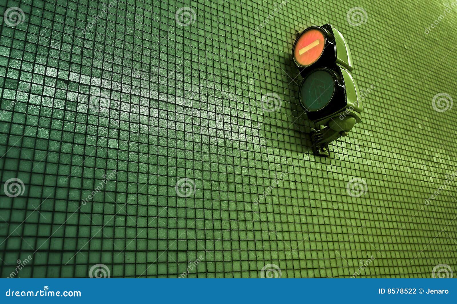 Small metro stop light stock photo. Image of semaforo - 8578522