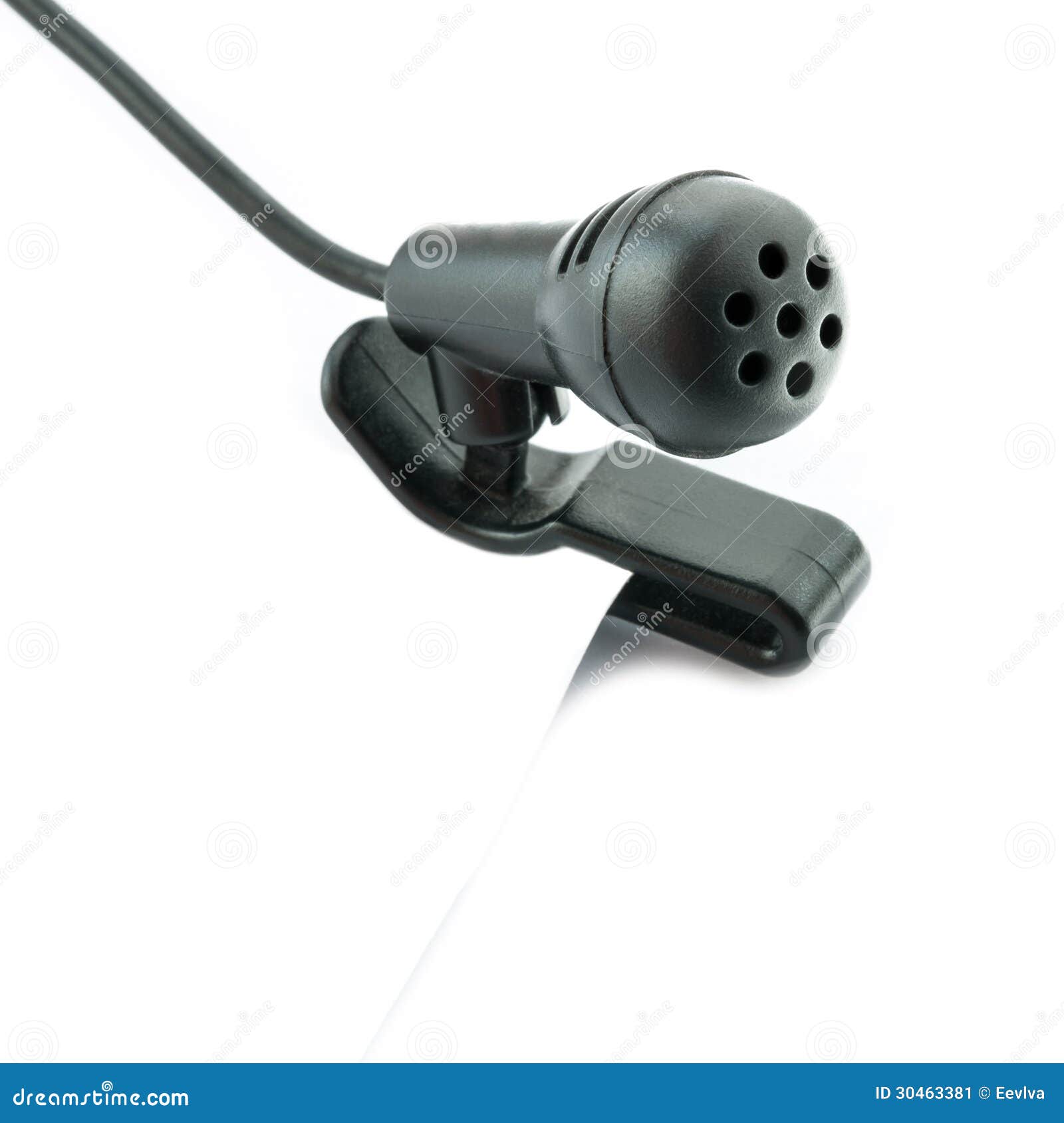 Small microphone. stock image. Image of microphone, white - 30463381