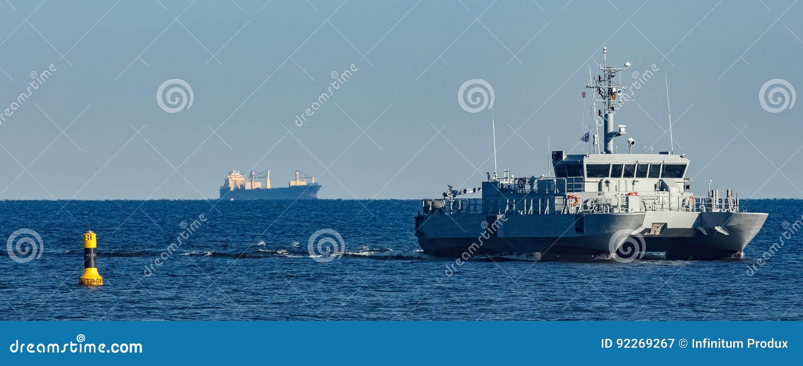 Small military ship stock image. Image of water, battleship - 92269267