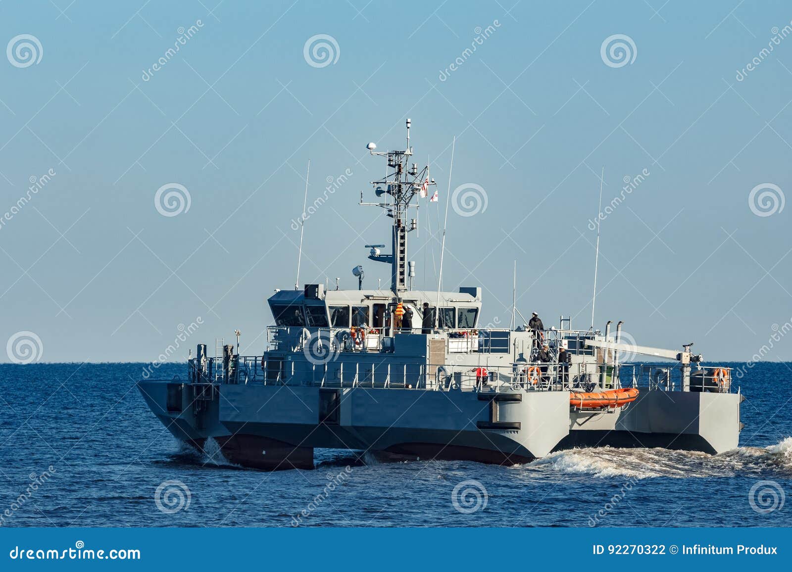 Small military ship stock photo. Image of cannon, vessel - 92270322