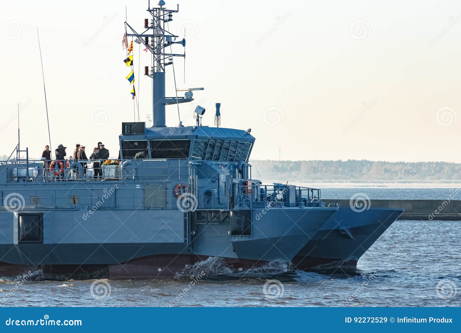 Small military ship stock image. Image of destroyer, navy - 92272529