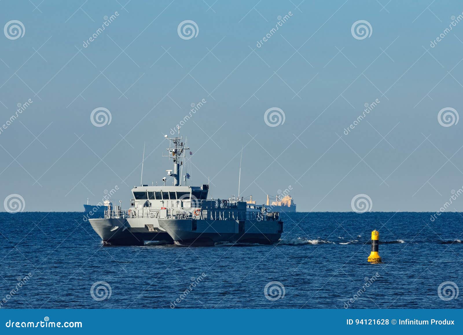 Small military ship stock photo. Image of cannon, protection - 94121628