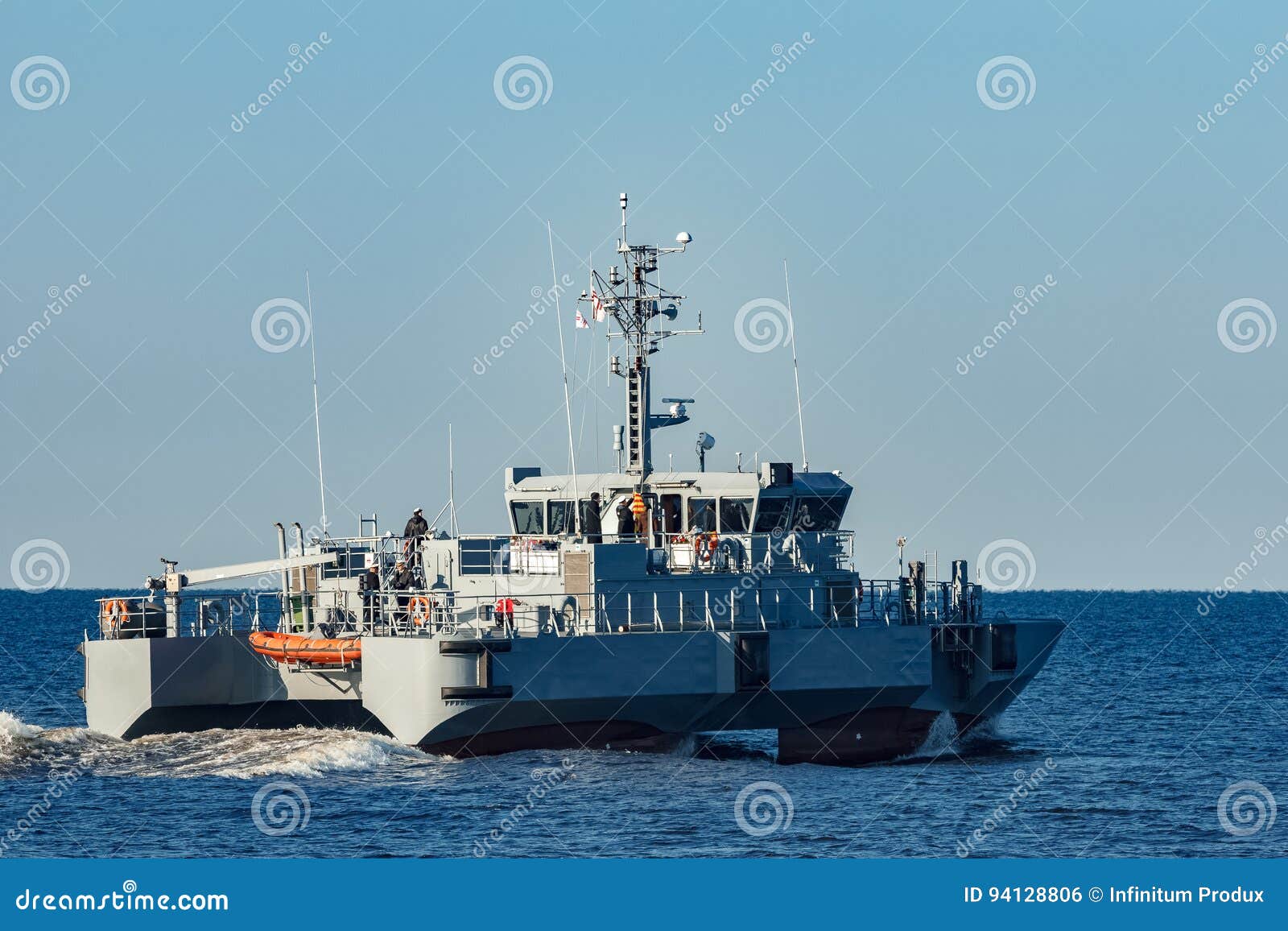 Small military ship stock photo. Image of security, protection - 94128806