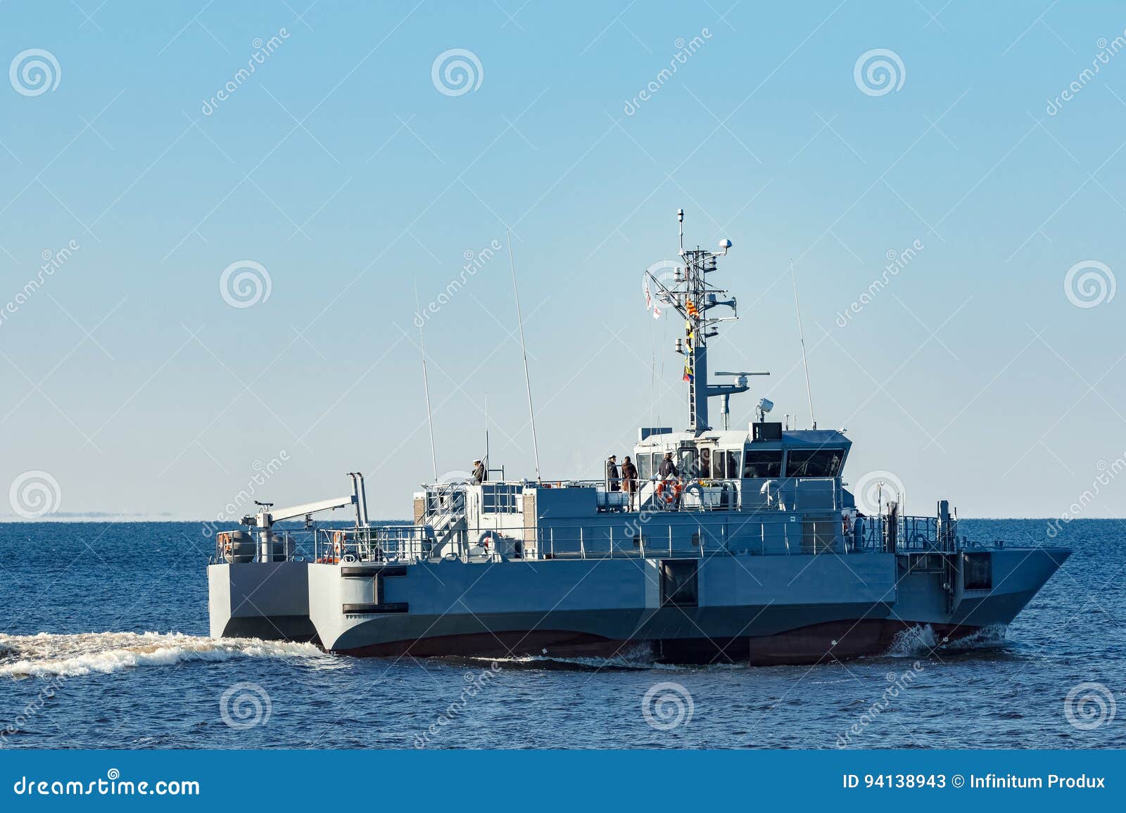 Small military ship stock image. Image of fleet, water - 94138943