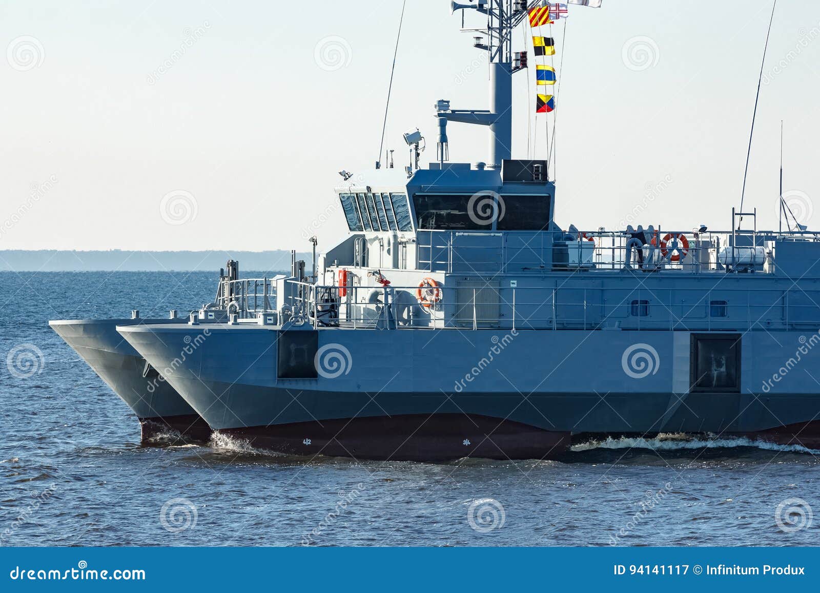 Small military ship stock image. Image of water, quad - 94141117