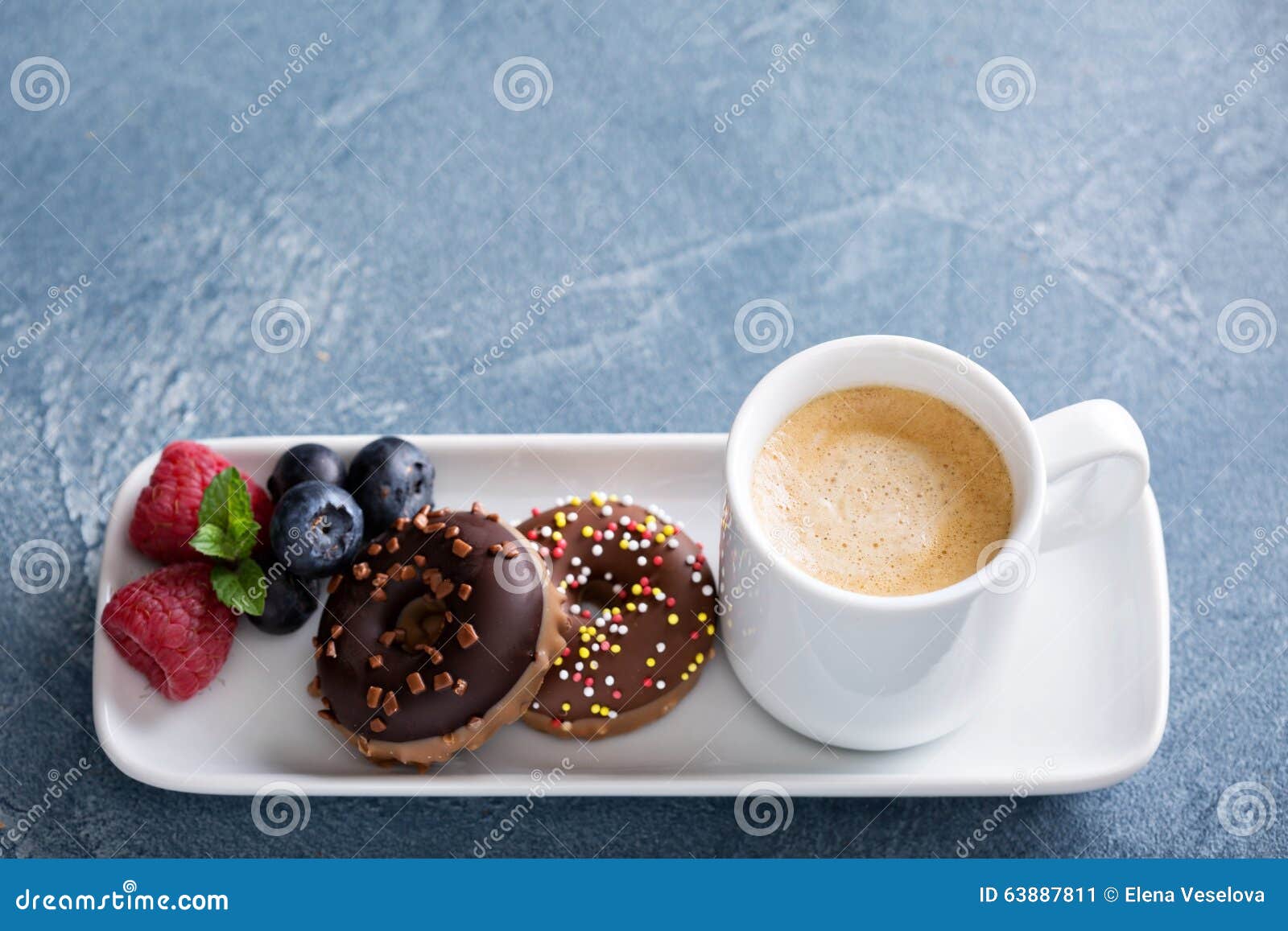 Mini Donuts With Variant Topping Stock Photography | CartoonDealer.com ...