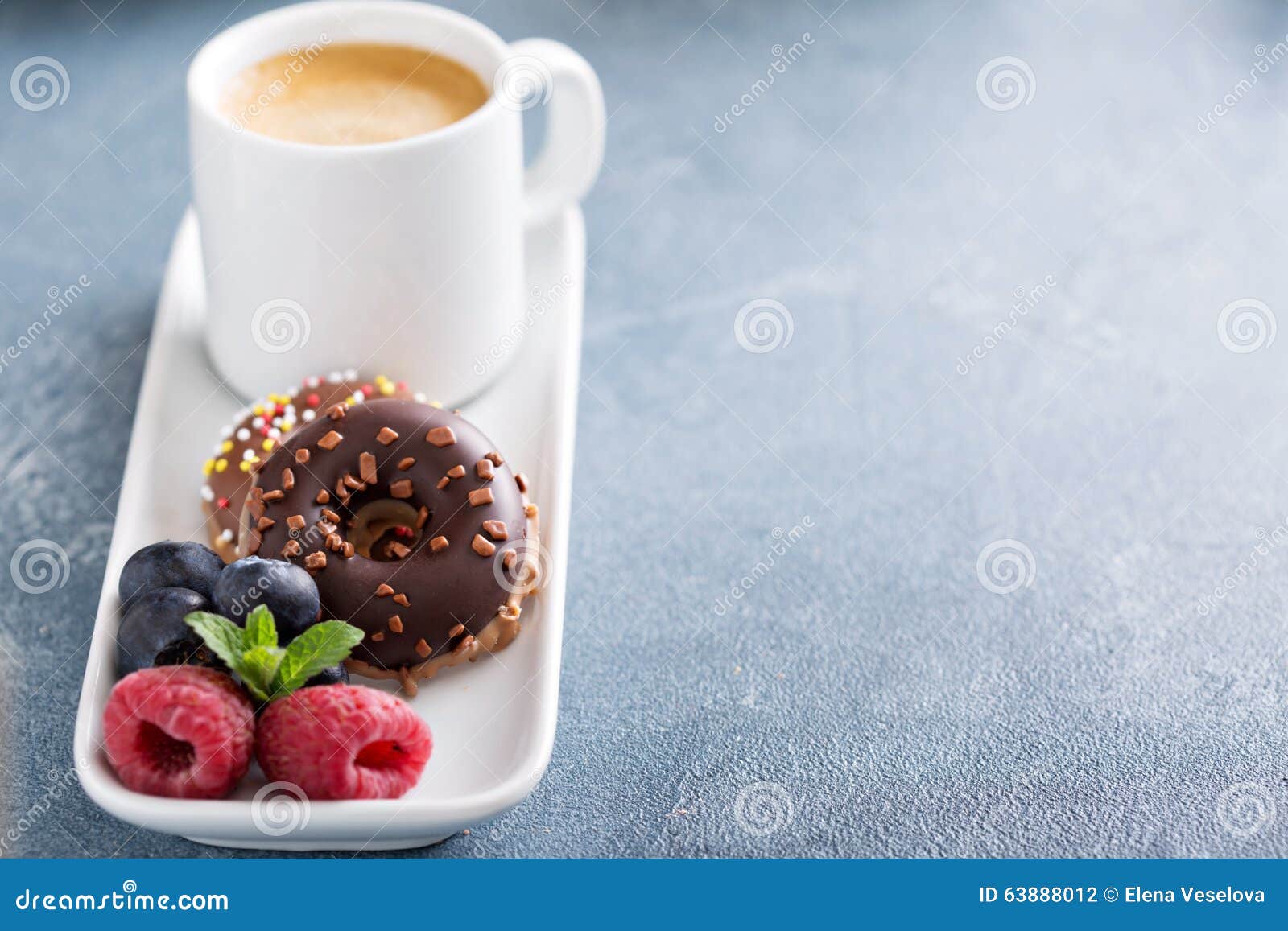 Small Mini Donuts and Coffee Stock Photo - Image of biscuits, donuts ...