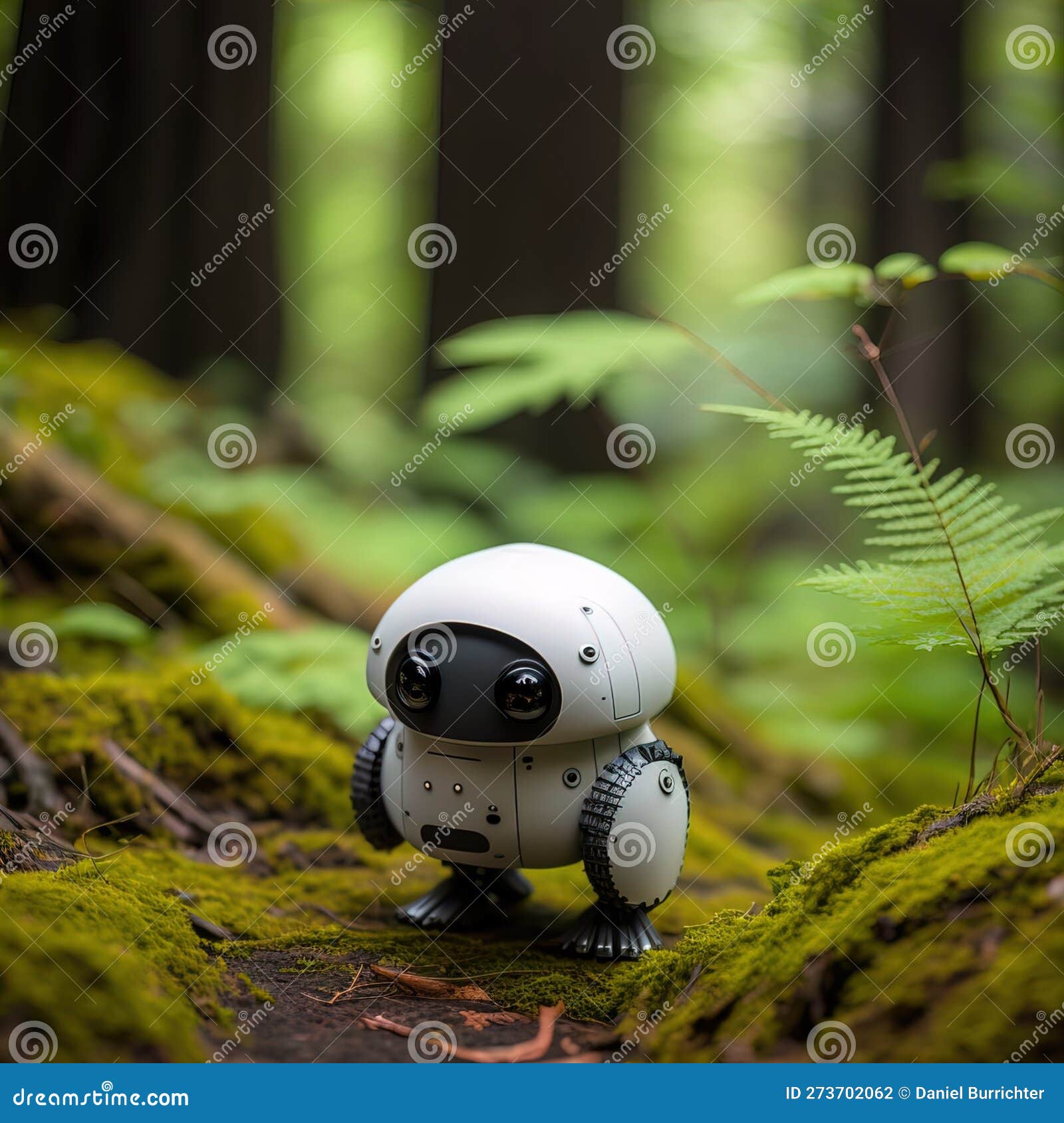 Small Mini Robot stock illustration. Illustration of explores - 273702062