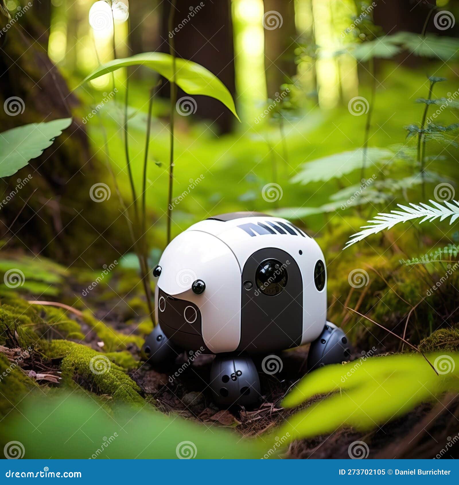 Small Mini Robot stock illustration. Illustration of excellent - 273702105