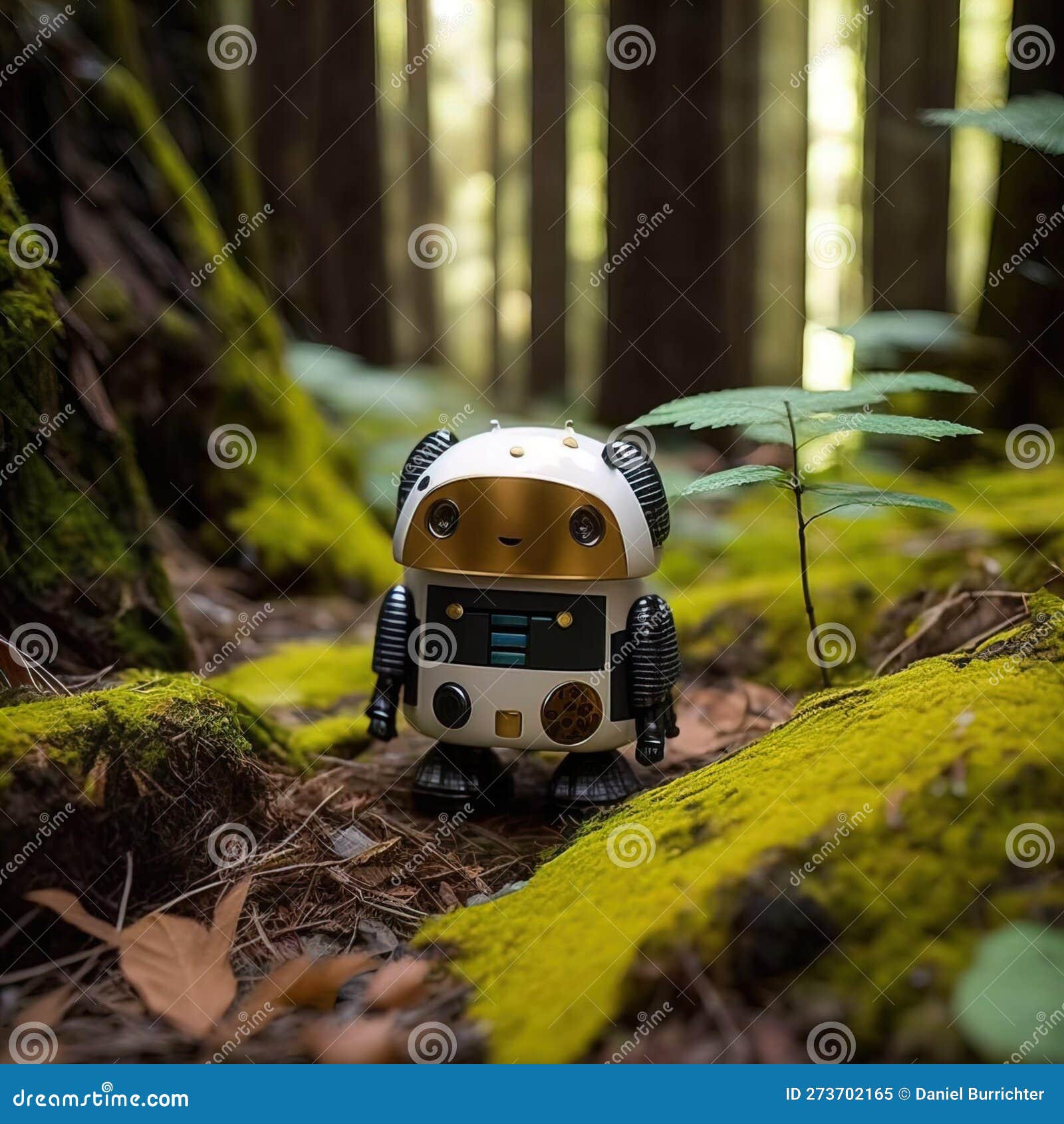 Small Mini Robot stock illustration. Illustration of hues - 273702165