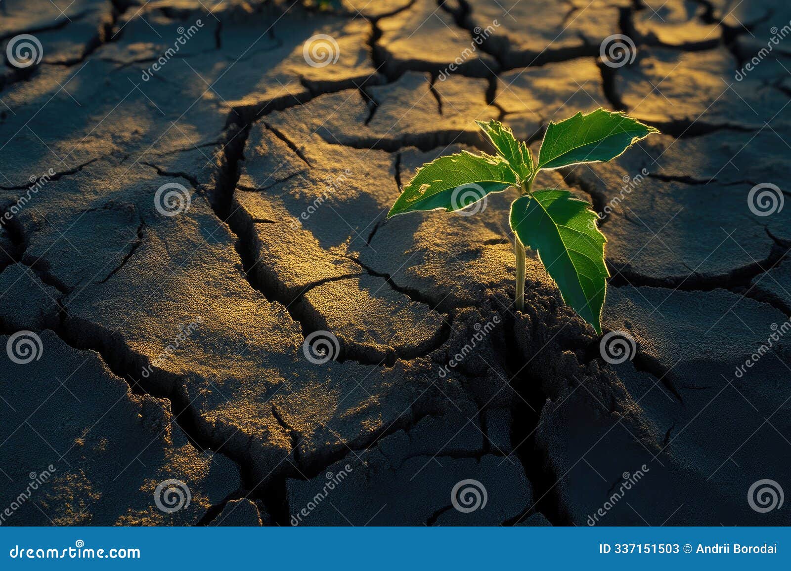 Drought-stricken Field Of Crops, With Drooping Plants And Parched Earth ...
