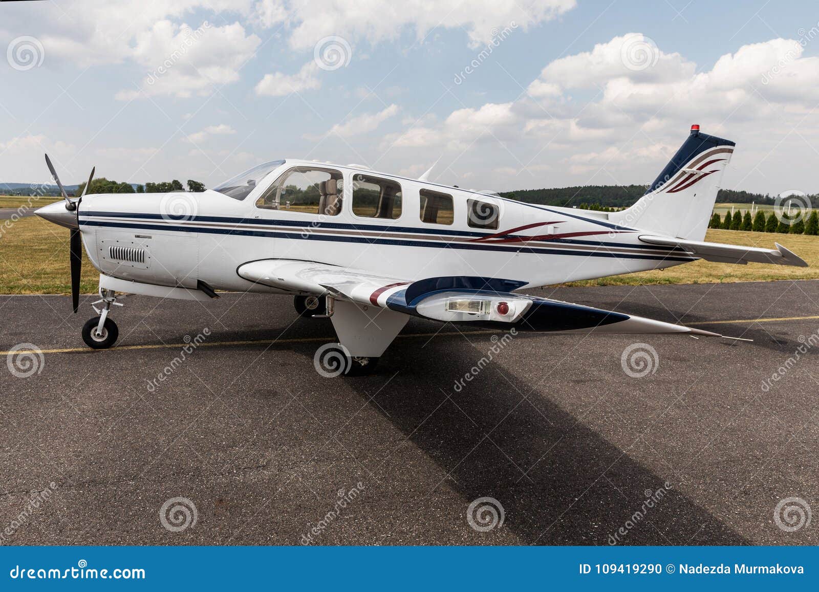 Small Modern Business or Personal Airplane for Fast Transportation ...