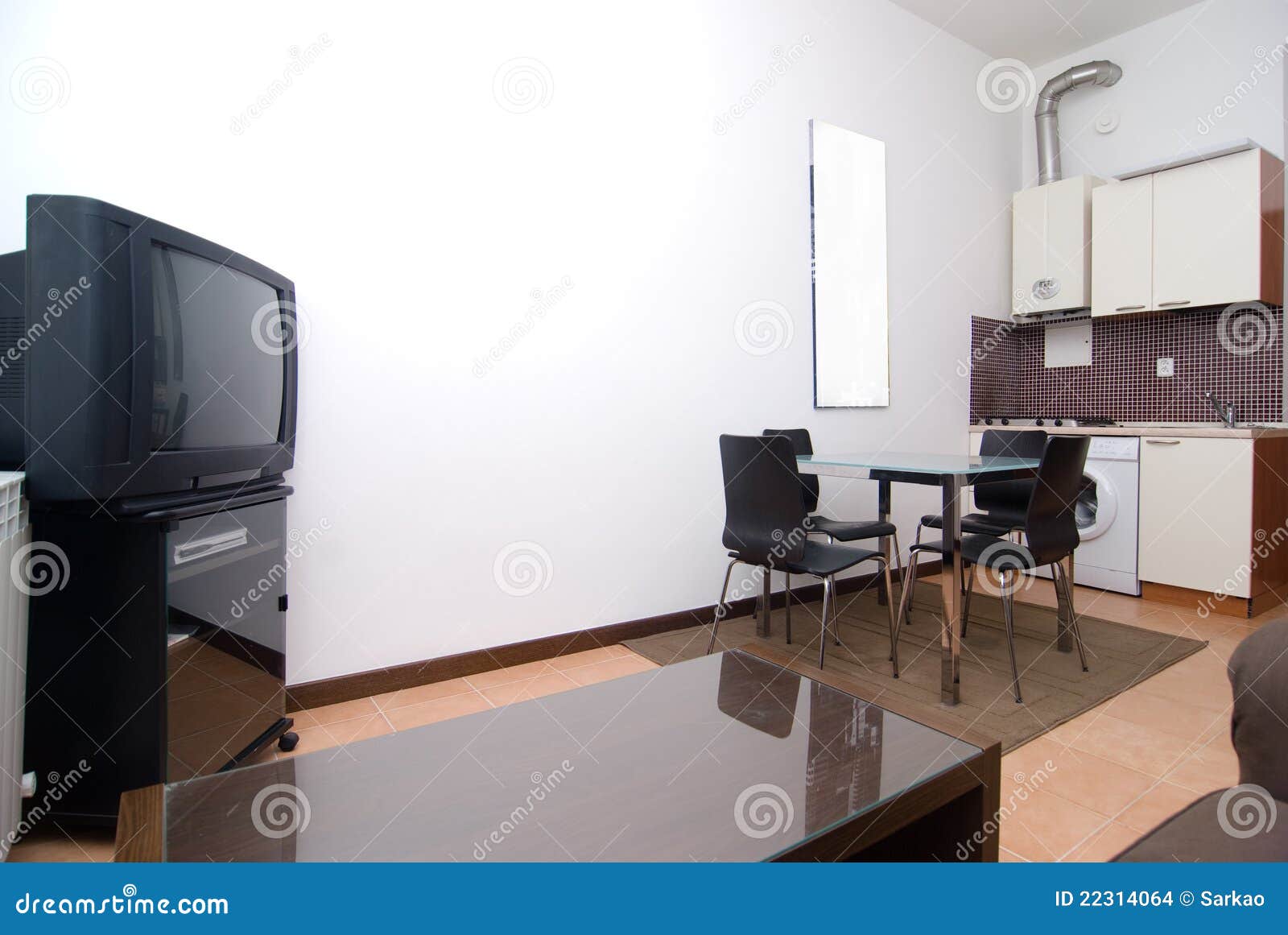 Small modern flat stock photo. Image of chairs, modern - 22314064