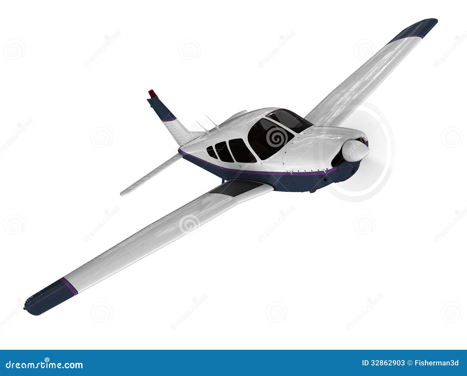 Cessna Airplane Cartoon Vector | CartoonDealer.com #2817525