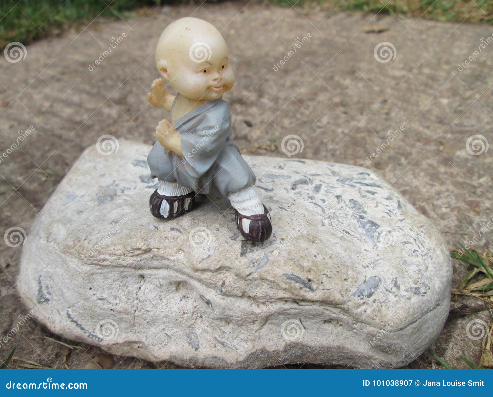 Small Monk Statue. stock image. Image of asia, buddha - 101038907