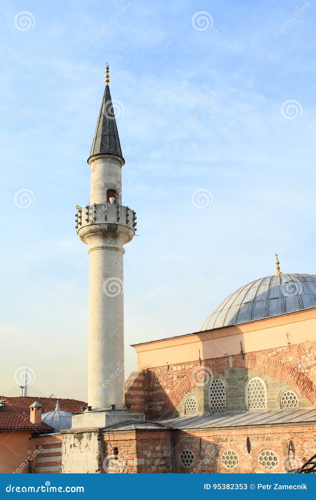 Small mosque in Istanbul stock image. Image of islamic - 95382353